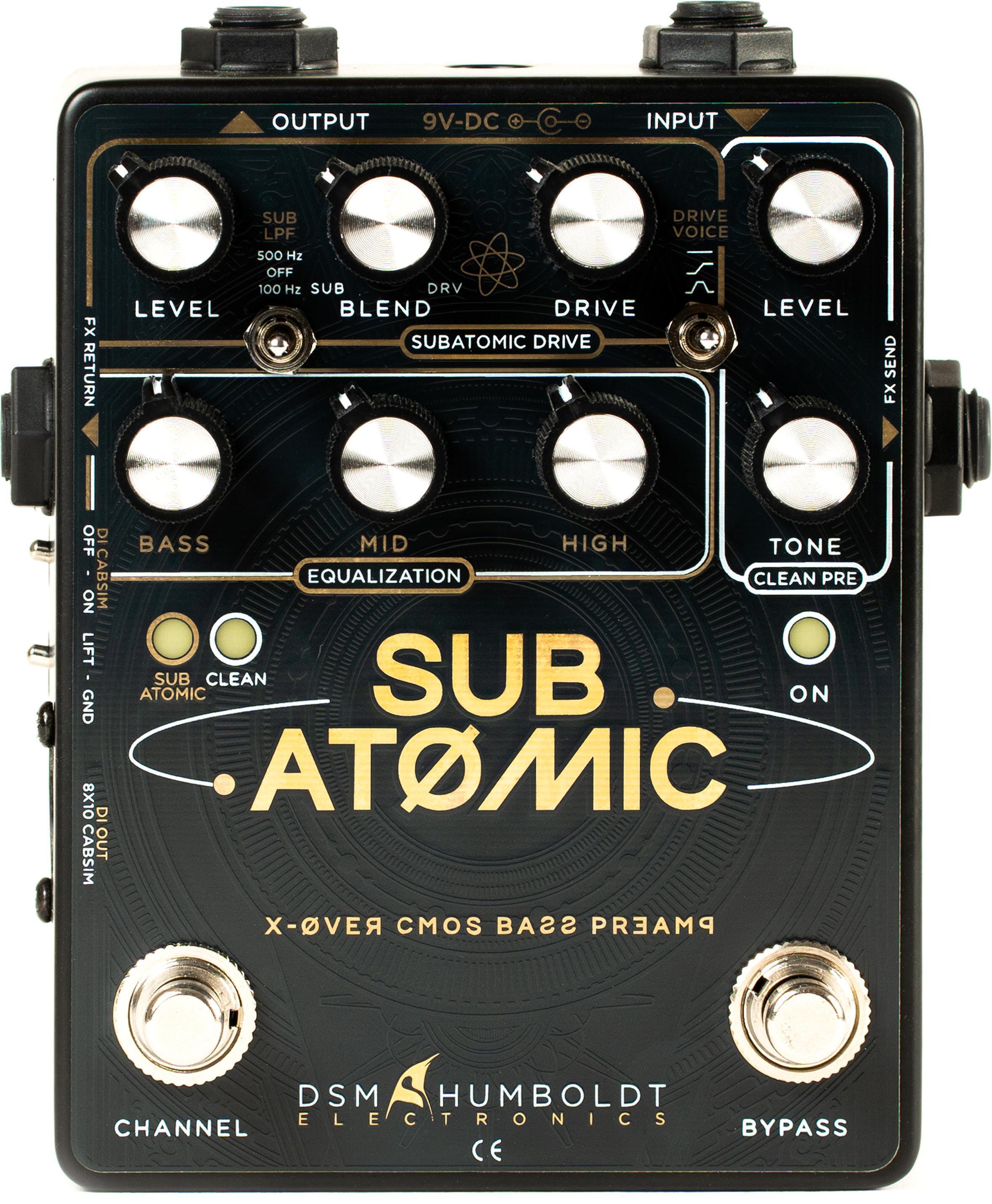 DSM Humboldt Electronics Sub Atomic Bass Preamp Pedal | Sweetwater