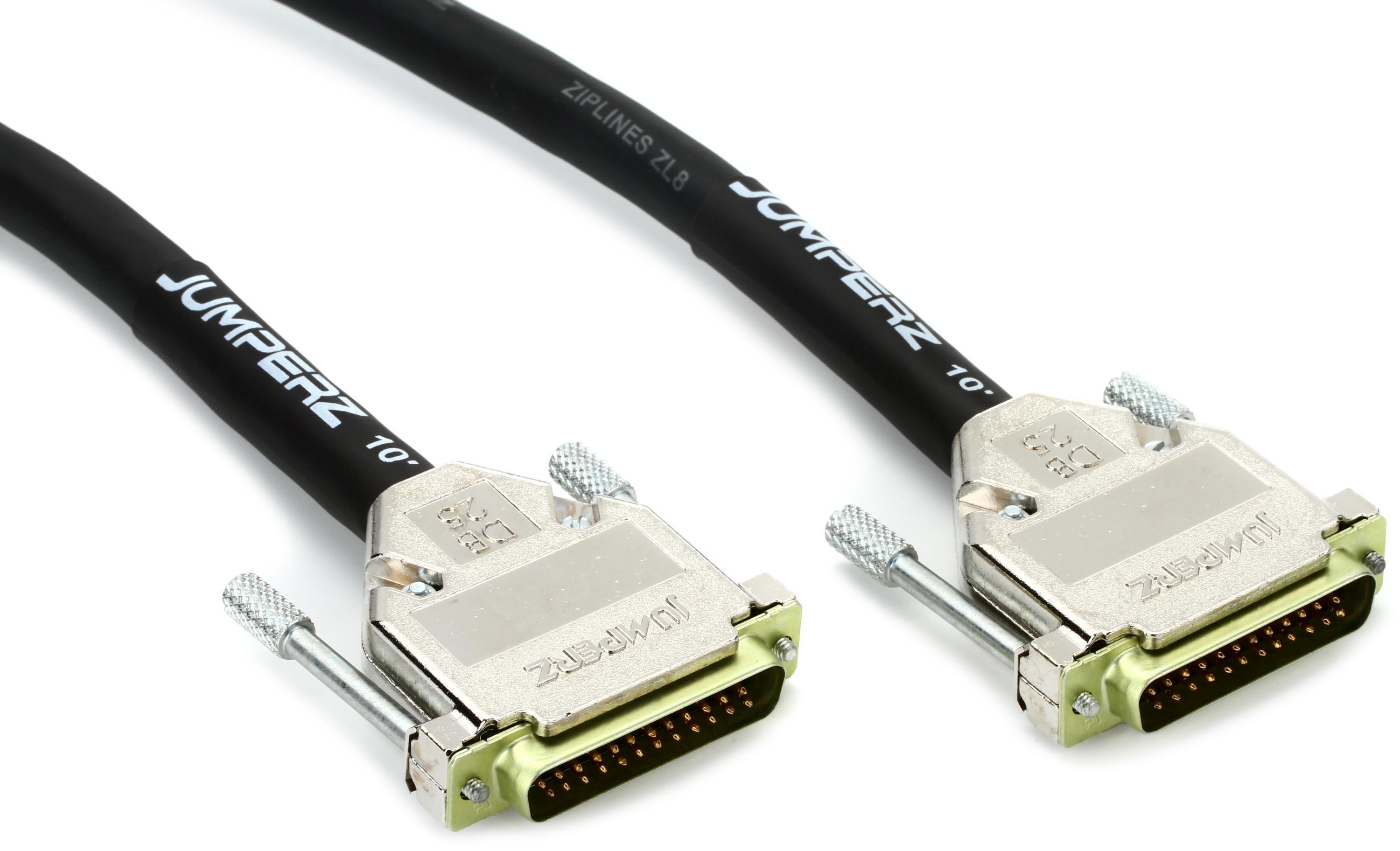 JUMPERZ JDB25-DB25 ZipLine DB25 to DB25 8-channel Analog Audio ...