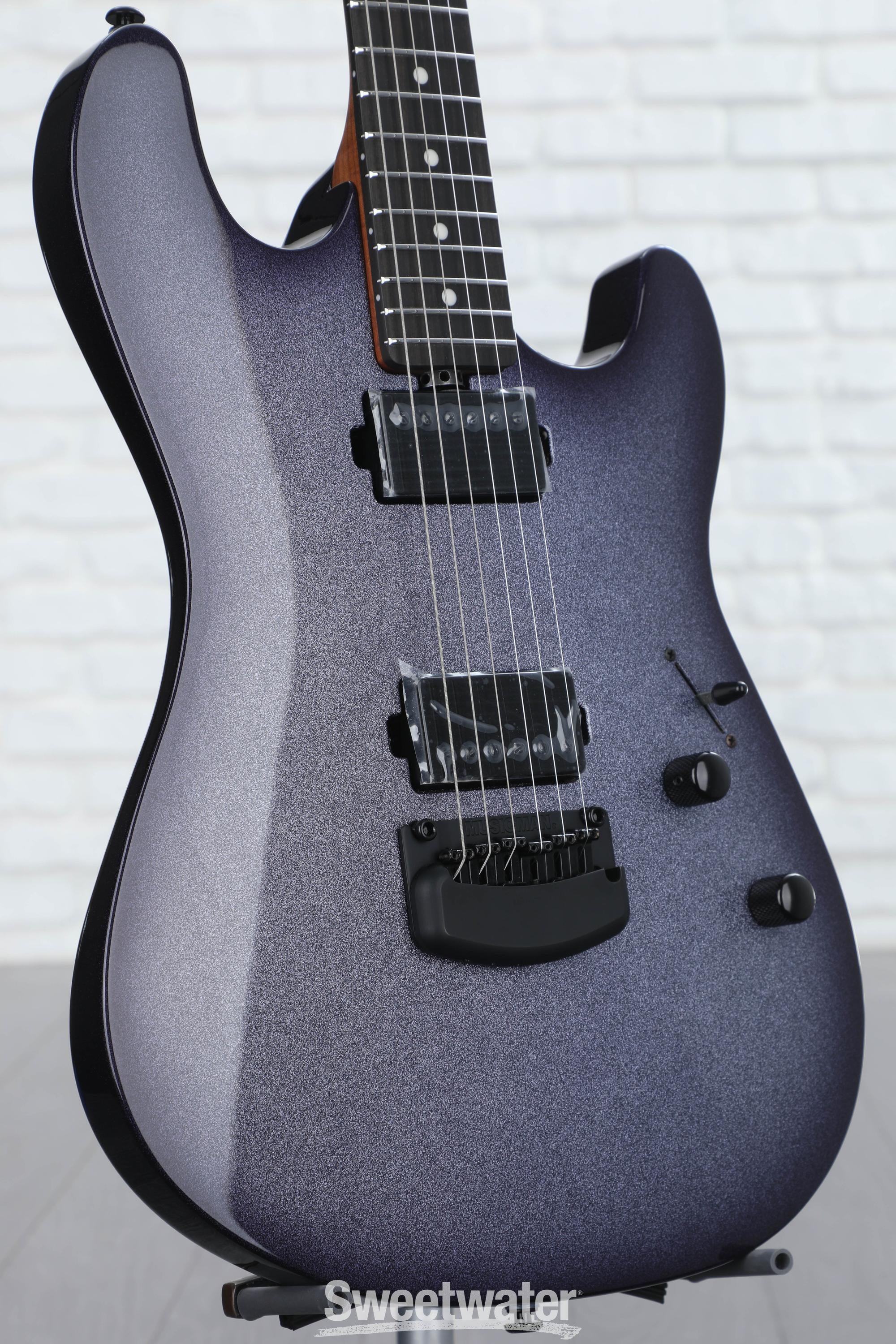 Ernie Ball Music Man Sabre Electric Guitar - Eclipse Sparkle, Sweetwater Exclusive