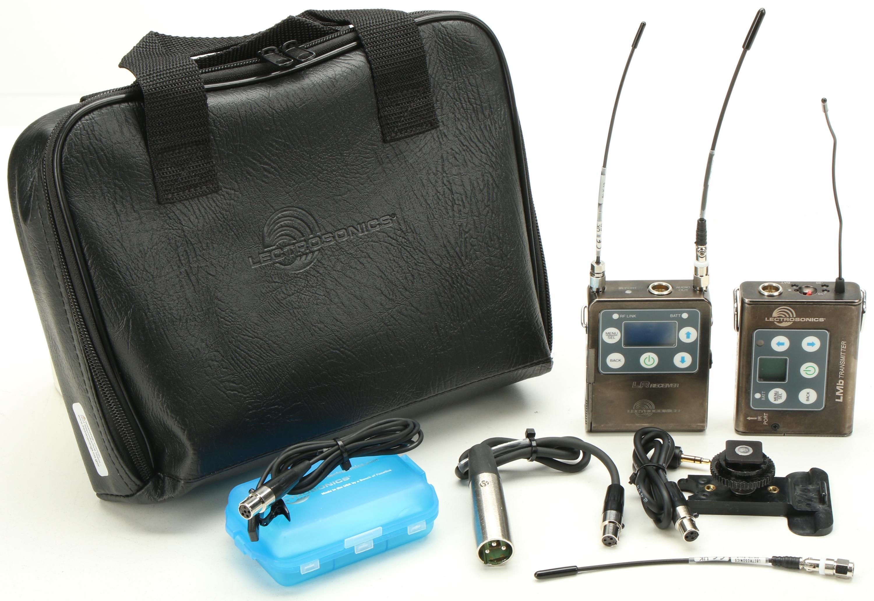 Lectrosonics ZS-LRLT Camera-mount Wireless Lavalier Microphone System ...