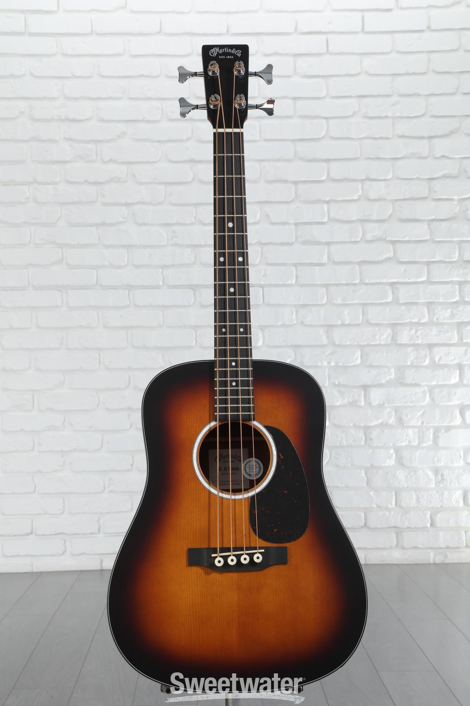 Martin D Jr-10E Acoustic-electric Bass Guitar - Burst | Sweetwater