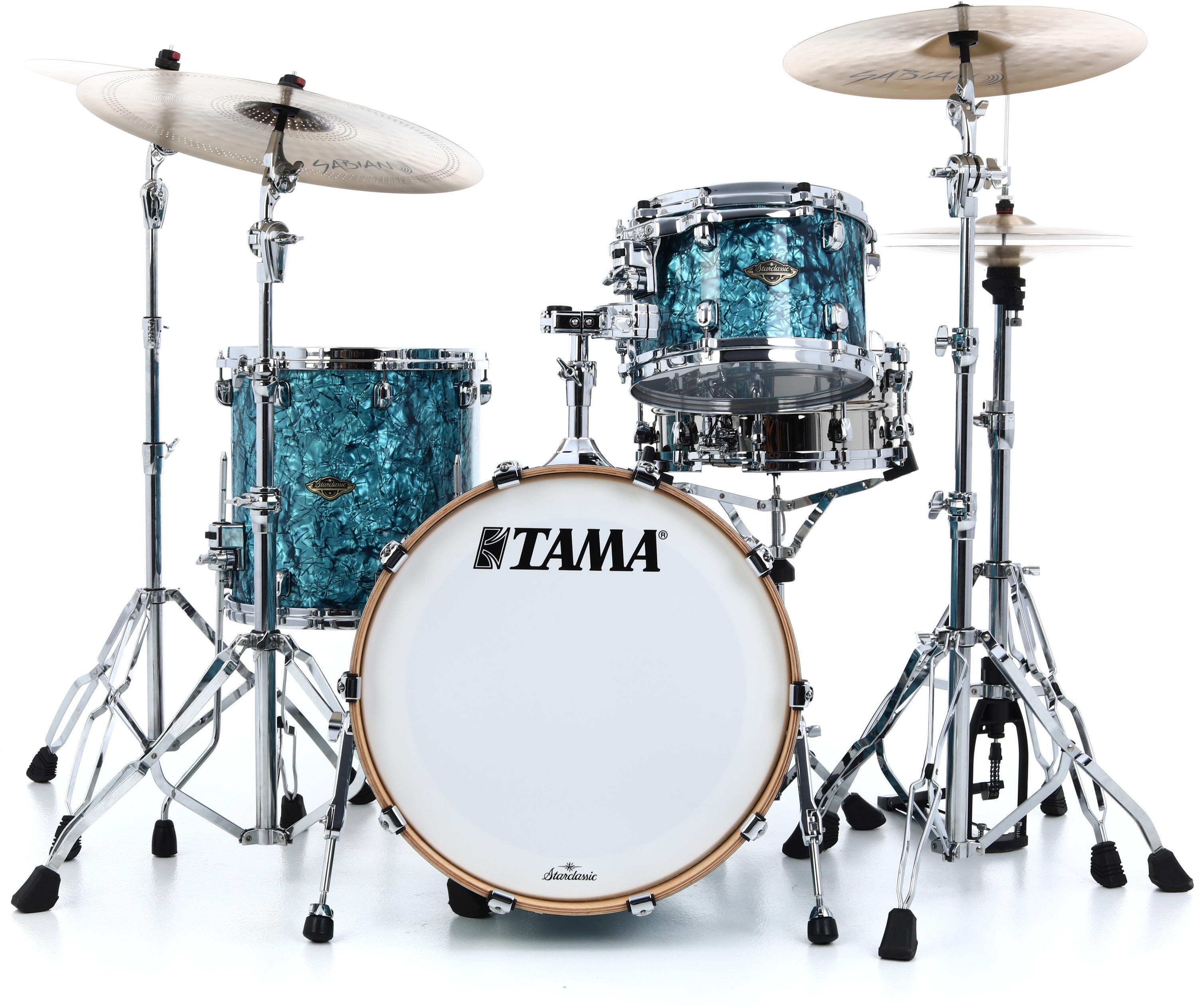 Tama Starclassic Walnut/Birch WBR30RS 3-piece Shell Pack - Turquoise ...