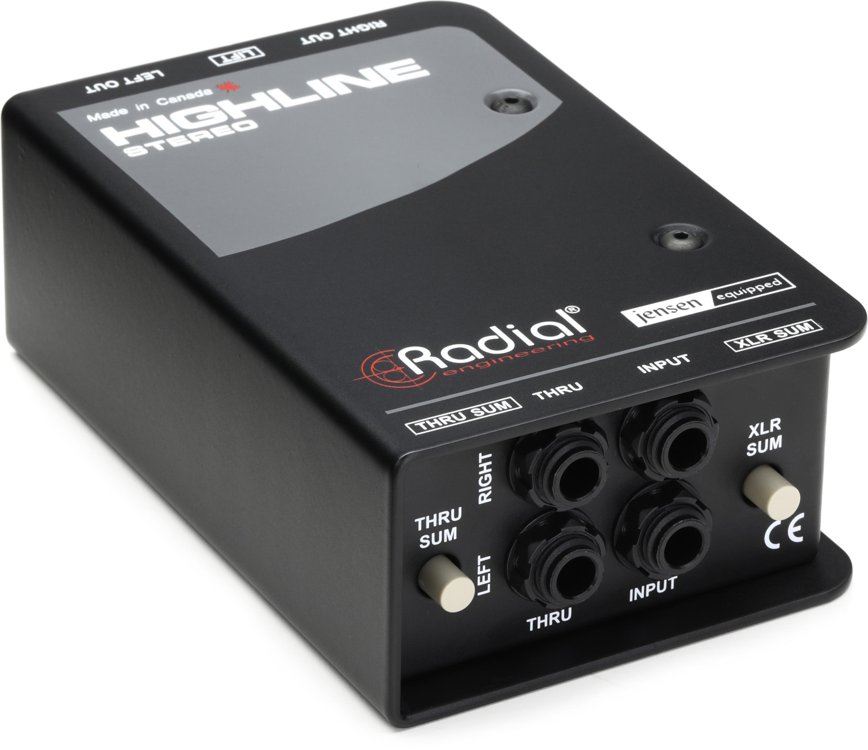 Radial Highline Stereo Passive Line Isolator | Sweetwater