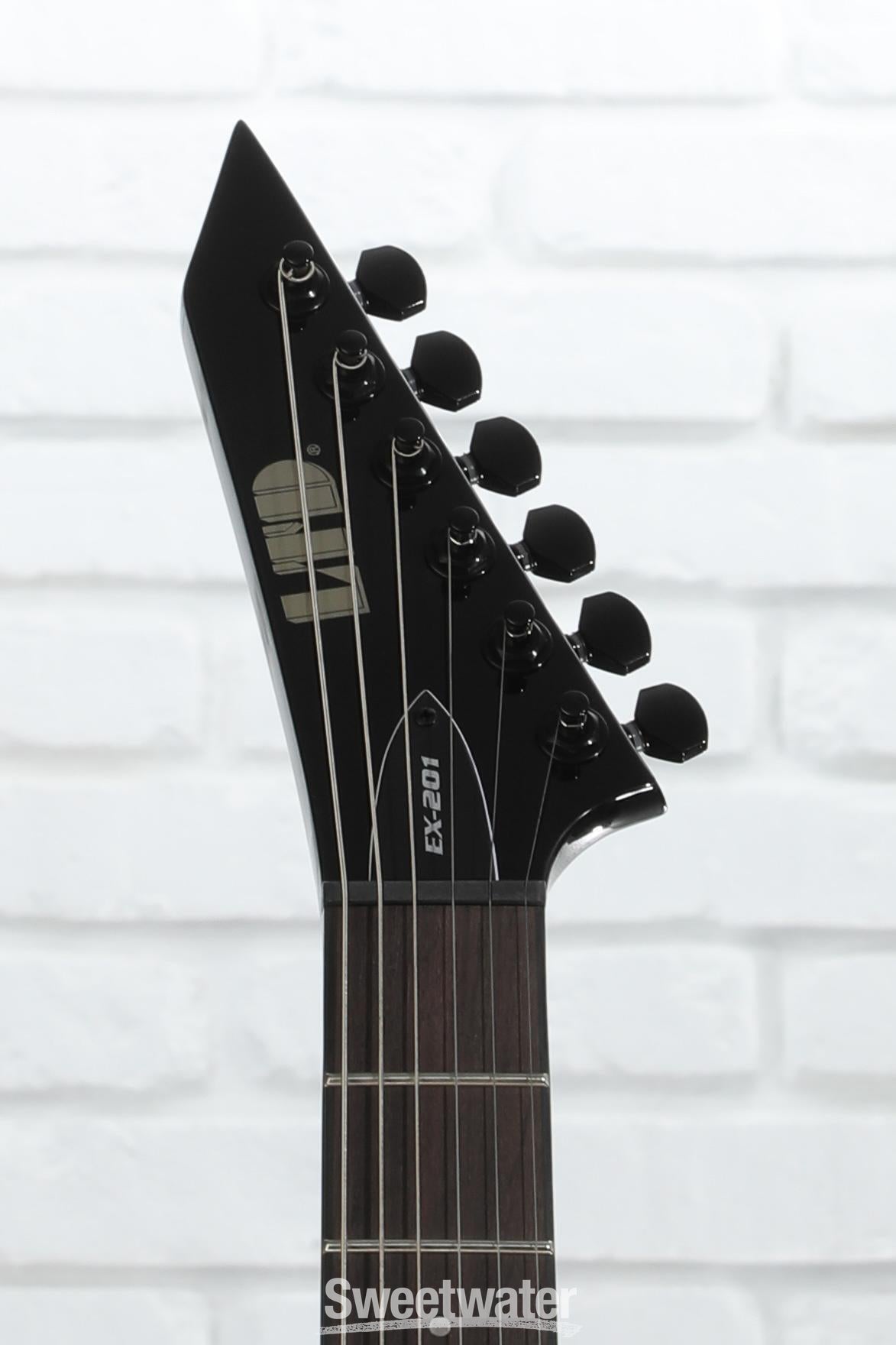 ESP LTD EX-201 Electric Guitar - Black | Sweetwater