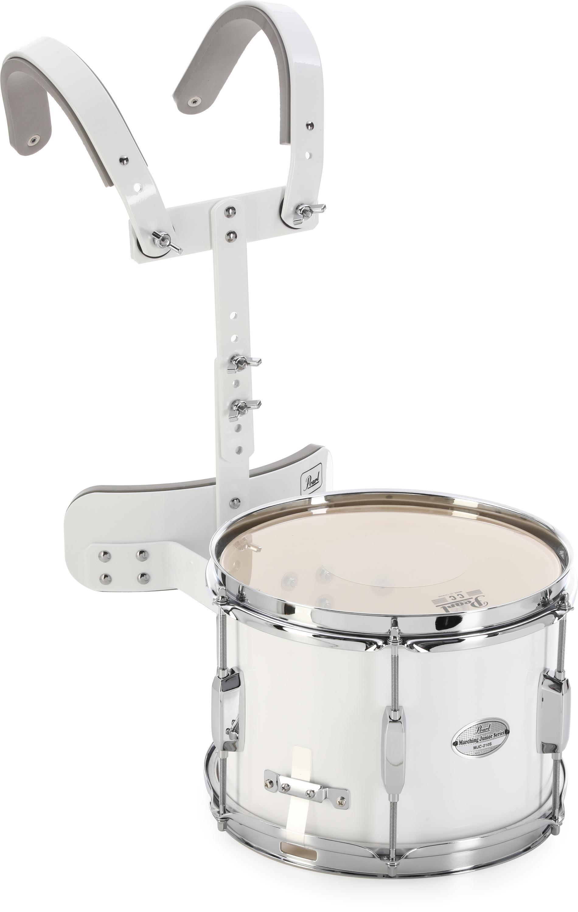 Pearl Jr. Marching Series Snare Drum - 7 inches x 10 inches, Pure White ...