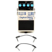 Boss DD-8 Digital Delay Pedal with EBS Patch Cables | Sweetwater