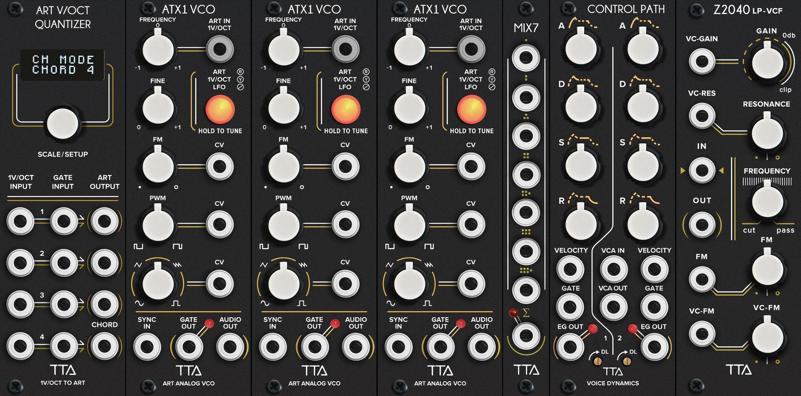 Tiptop Audio ART Eurorack Modular Analog Bundle - S1 CV-controlled System | Sweetwater