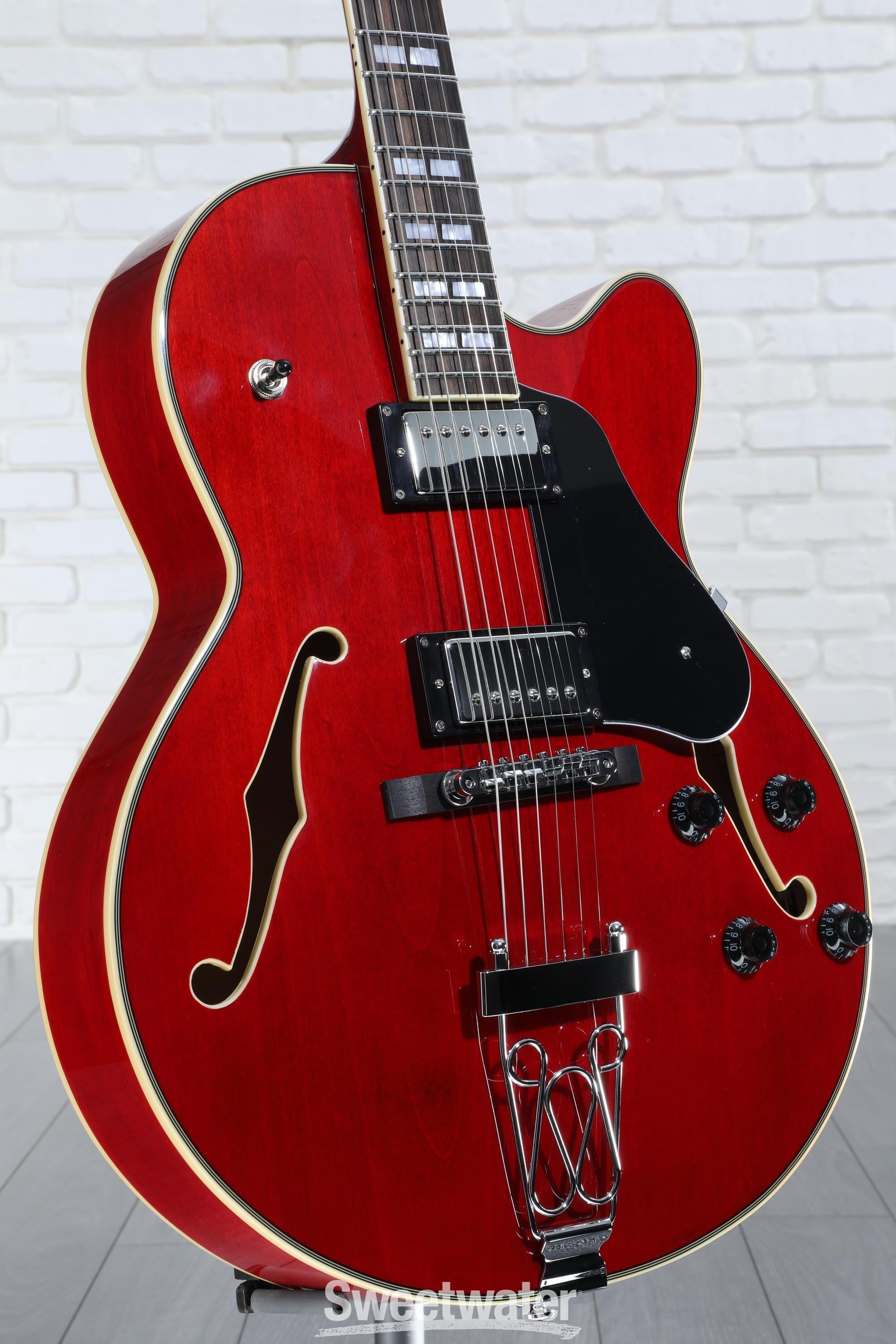 Sire Larry Carlton H7F Hollowbody Electric Guitar - See Through Red ...