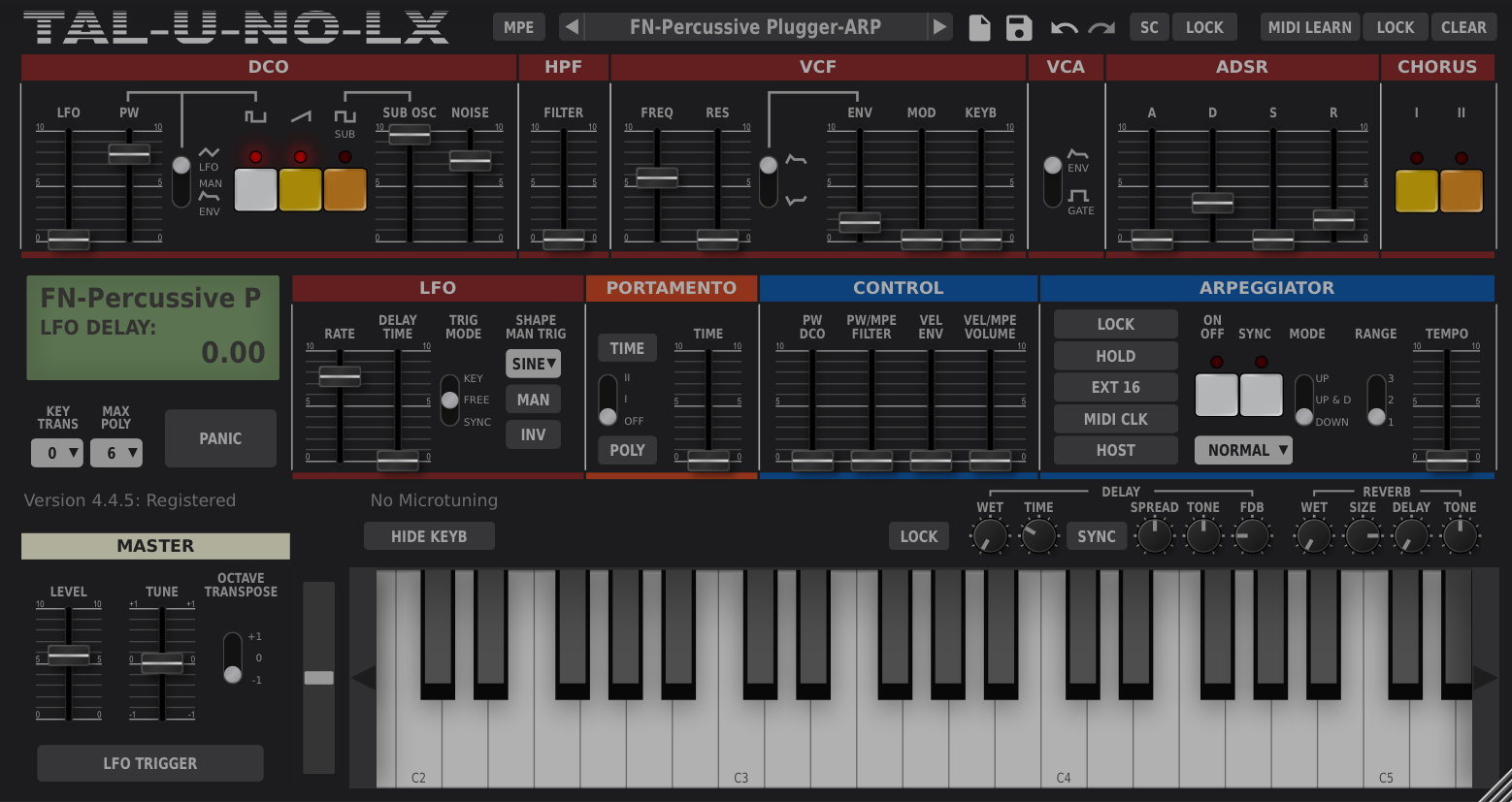 TAL Software TAL-U-No-LX Virtual Synthesizer | Sweetwater