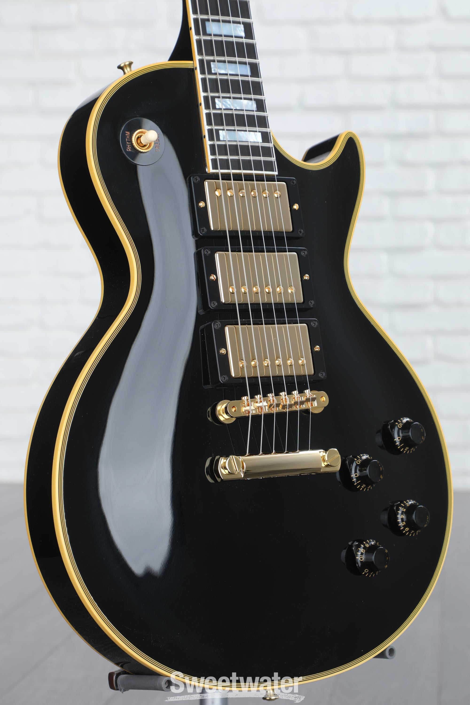 Gibson Custom Made To Measure 1957 Les Paul Custom Electric Guitar ...