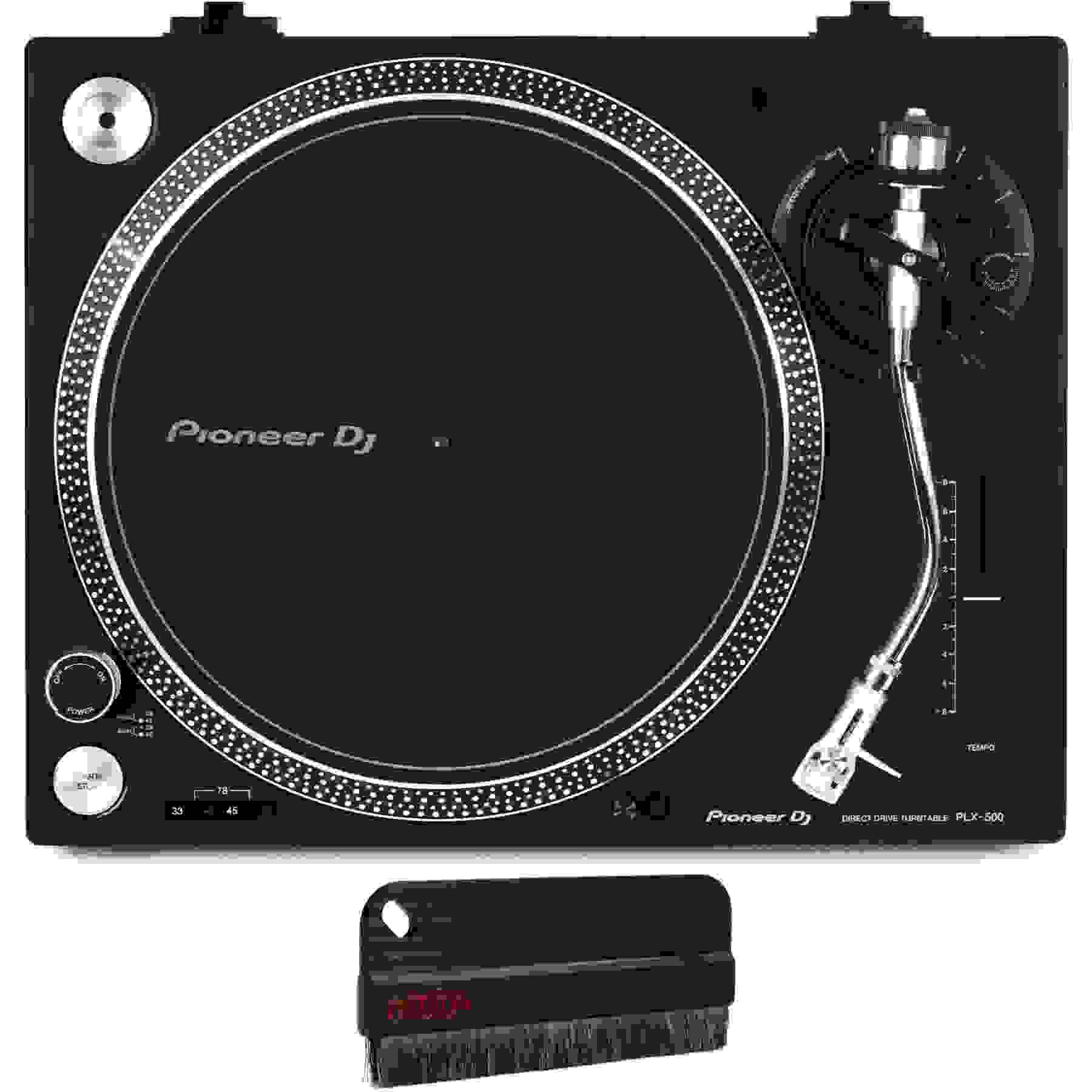 Pioneer DJ PLX-500 Direct Drive Turntable with Ortofon Anti-static ...