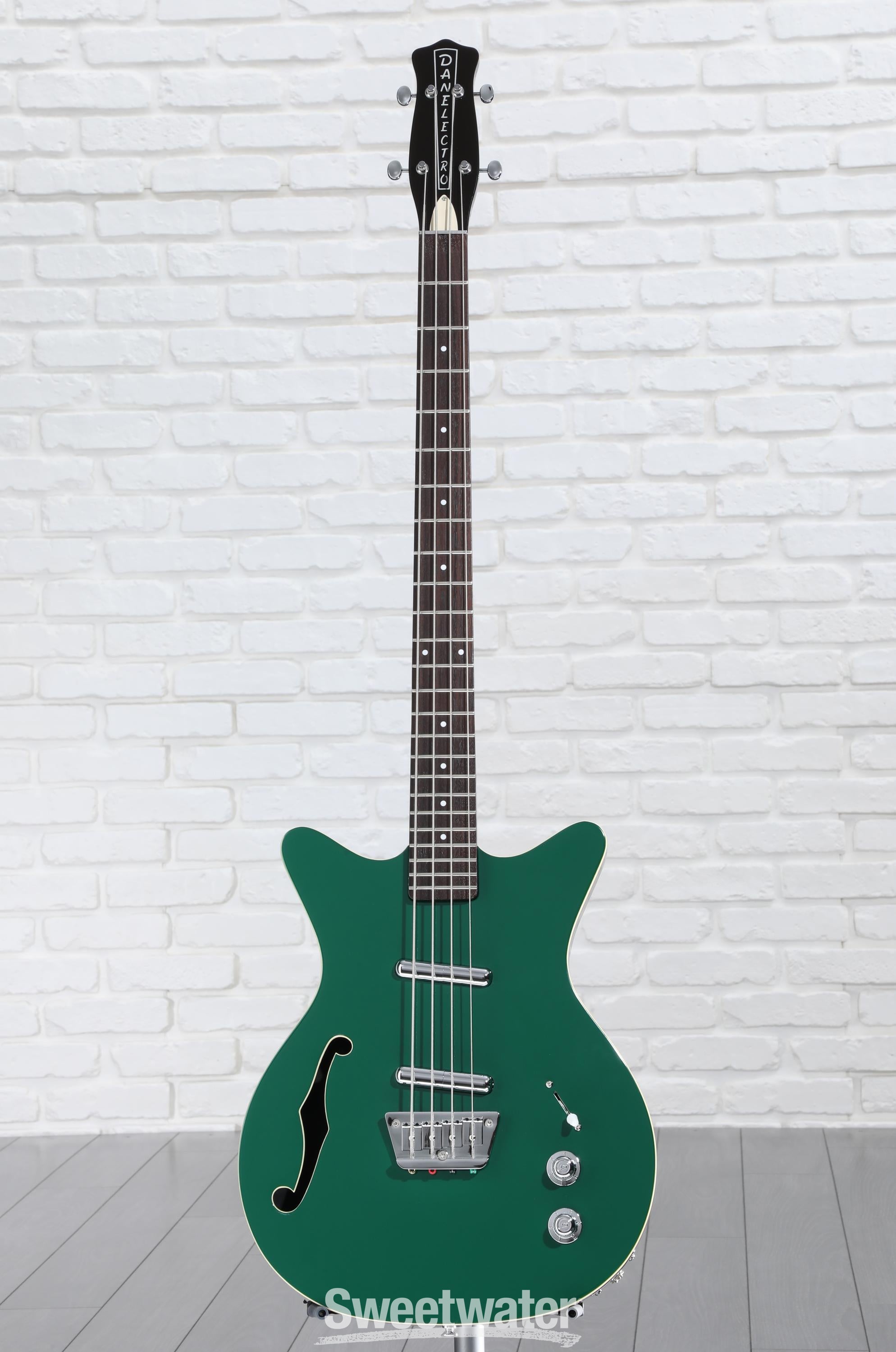 Danelectro Fifty Niner Short-scale Bass Guitar - Jade Top | Sweetwater