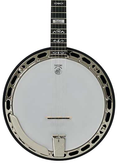 Deering Rustic Wreath 5-string Resonator Banjo - Dark Walnut | Sweetwater