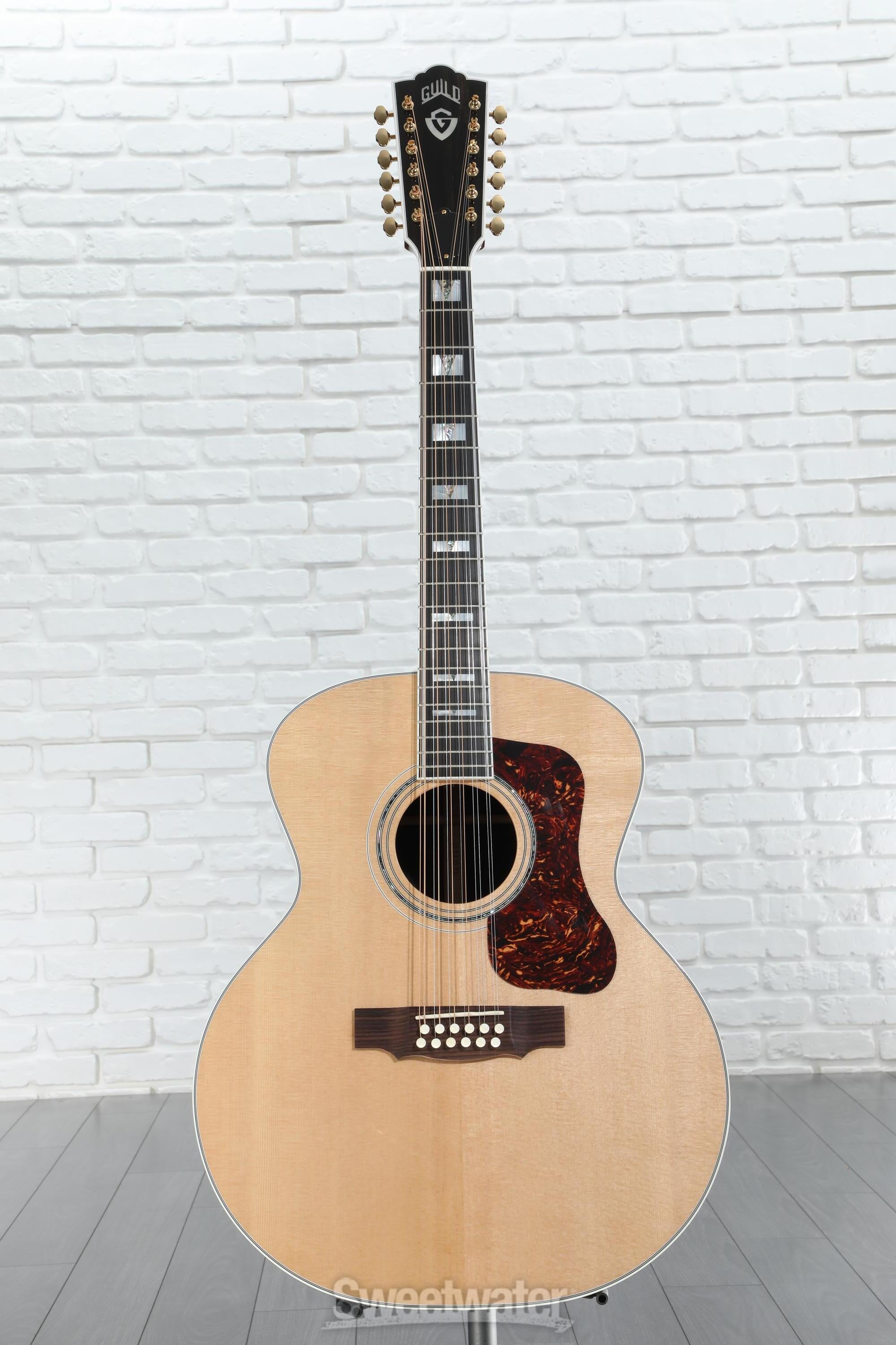 Guild F-512 12-string Acoustic Guitar - Natural | Sweetwater