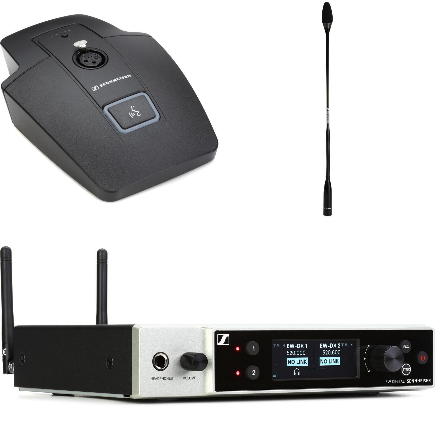 Sennheiser EW-DX TS Gooseneck Tabletop Wireless System - R1-9 Band | Sweetwater