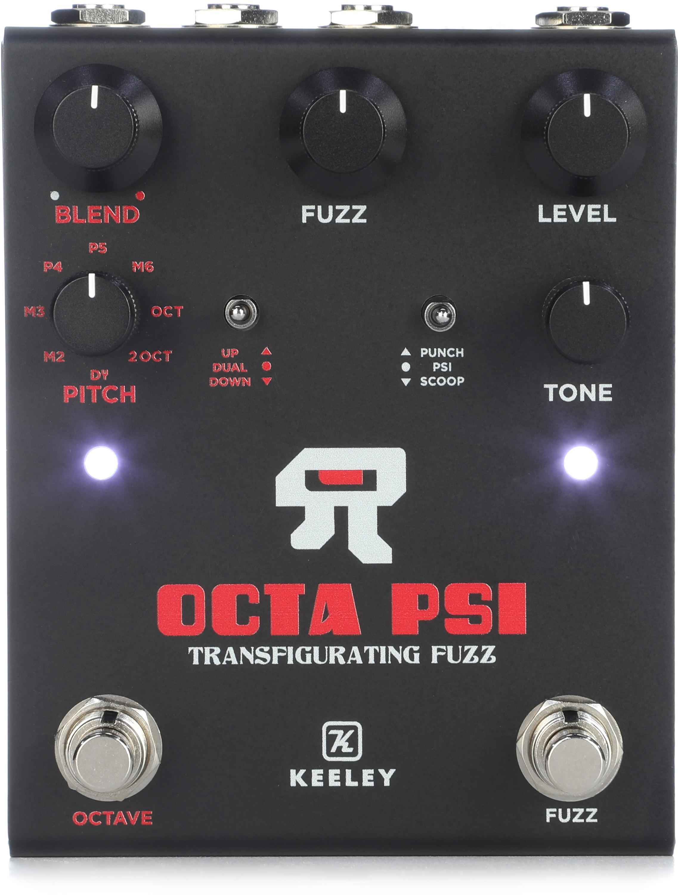 Keeley Octa Psi Transfigurating Fuzz Pedal with Polyphonic Pitch ...