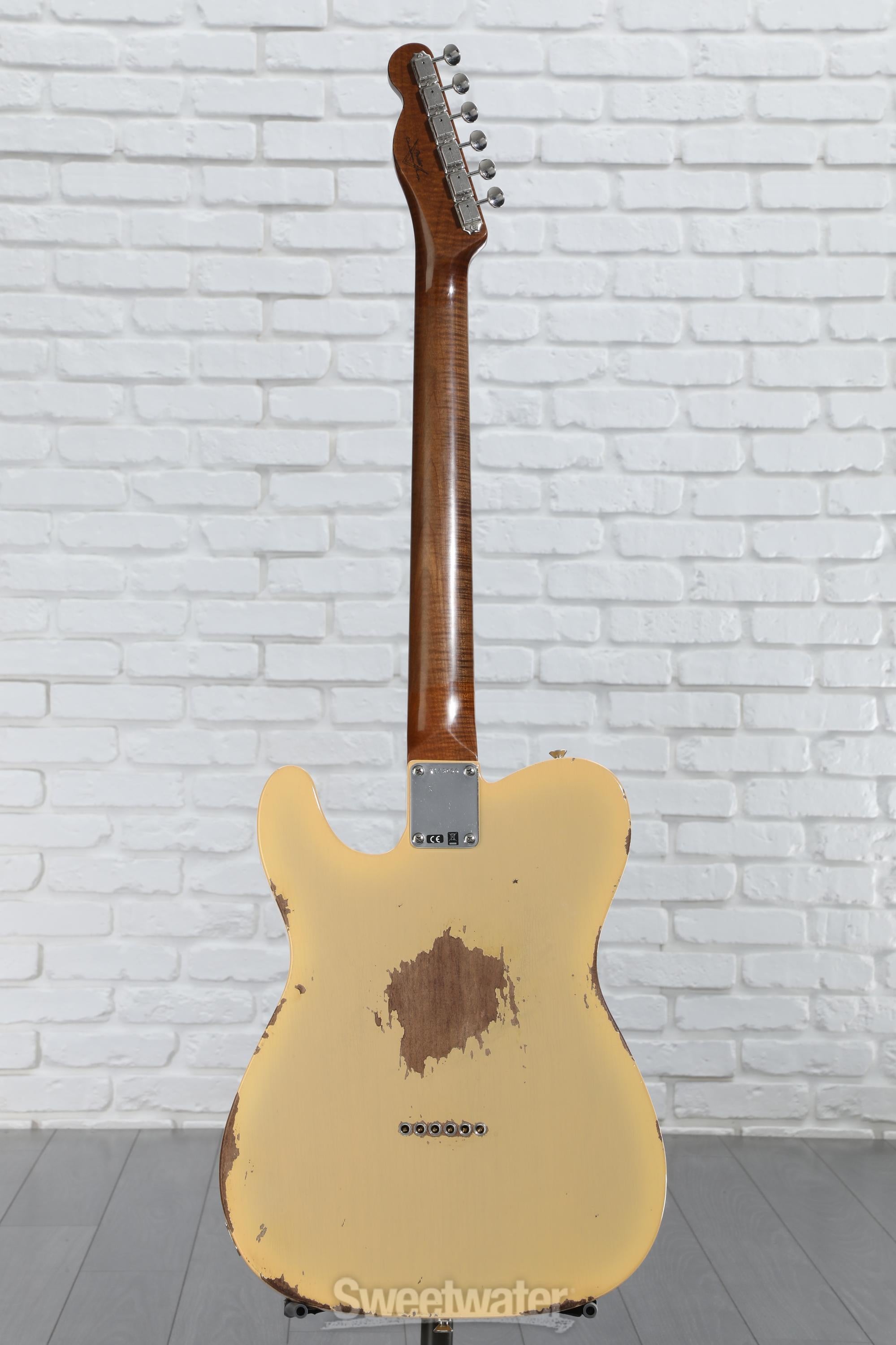 Fender Custom Shop GT11 1963 Heavy Relic Telecaster - Nocaster Blonde ...