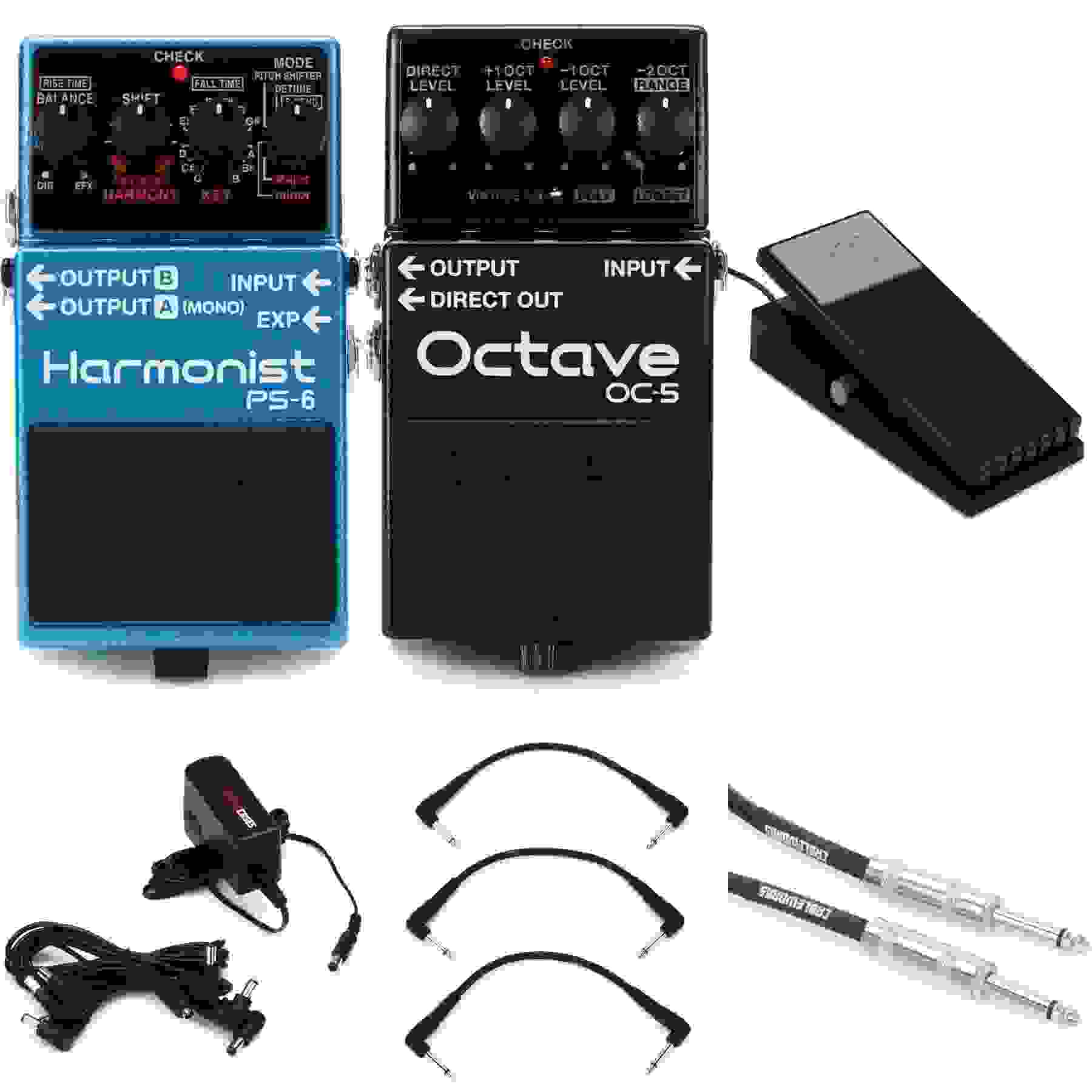 Boss Pitch Shifter Pedal Pack with Power Supply | Sweetwater