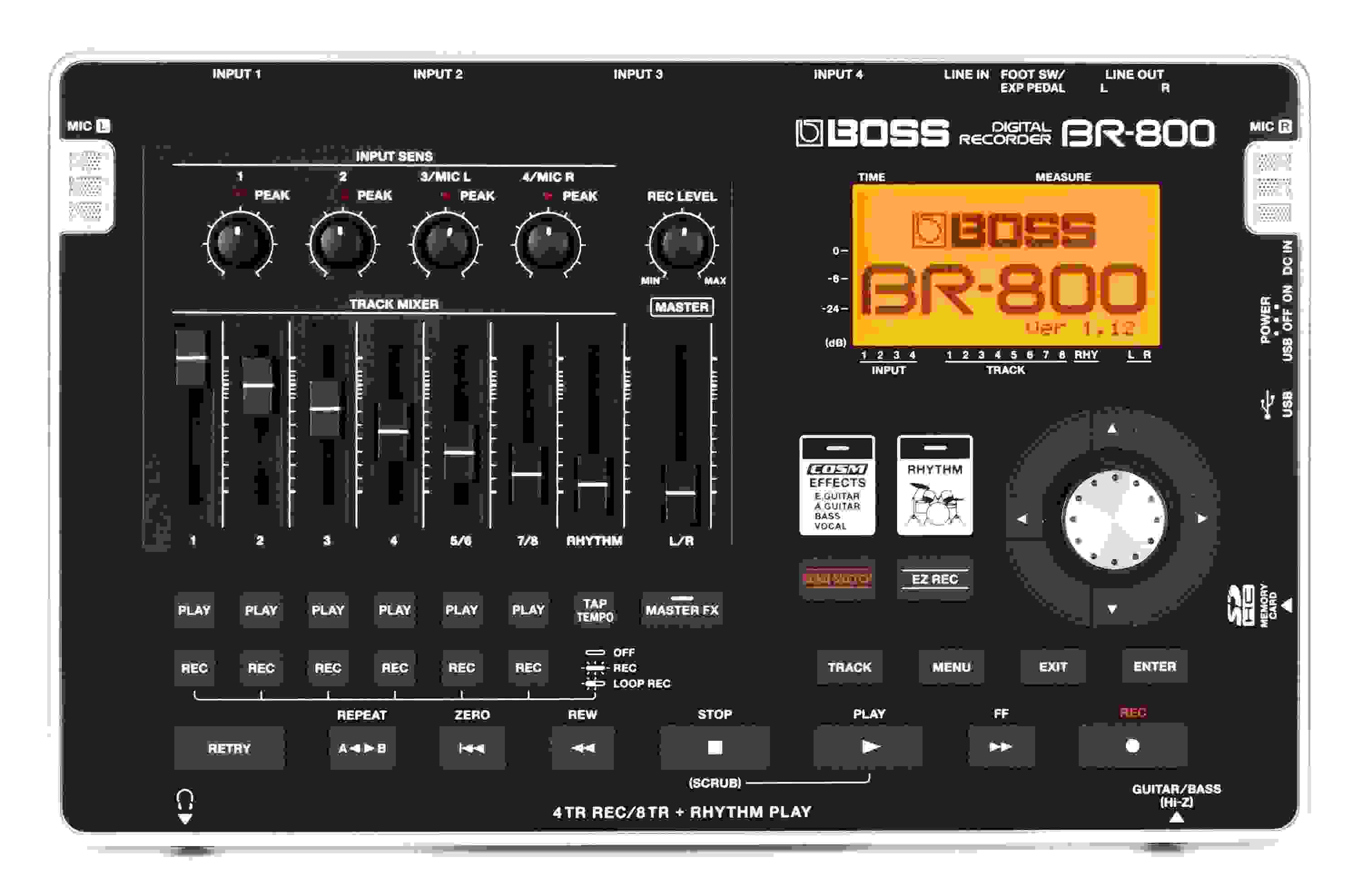 Boss BR-800 Digital Multi-track Recorder | Sweetwater