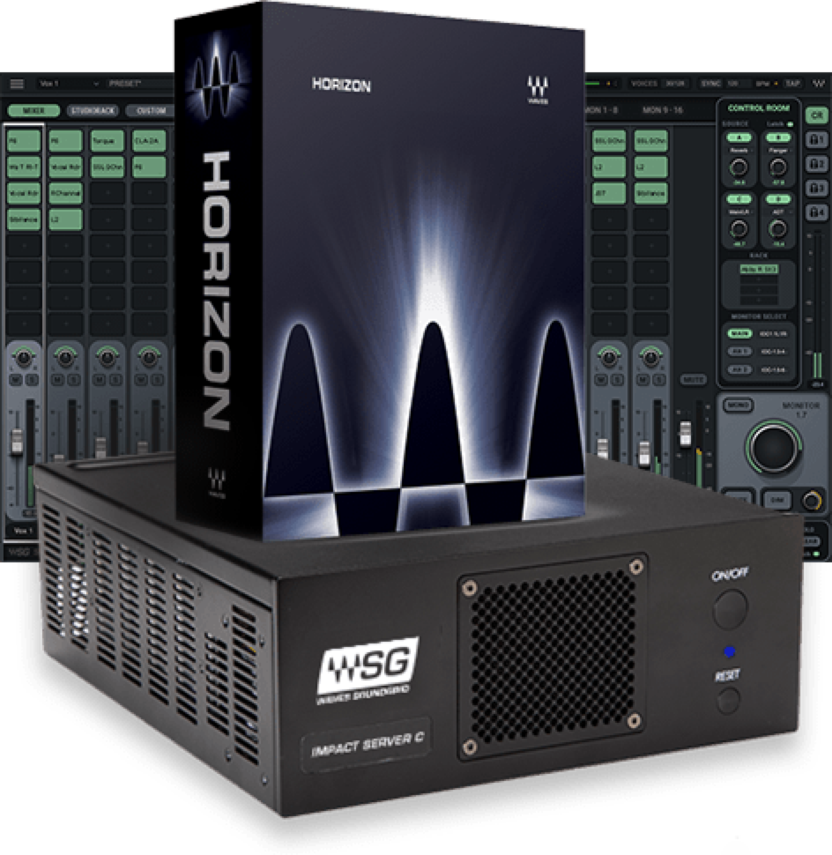 Waves SoundGrid Connect Combo with Impact Server-C, Horizon, & SoundGrid Studio 64-Ch | Sweetwater