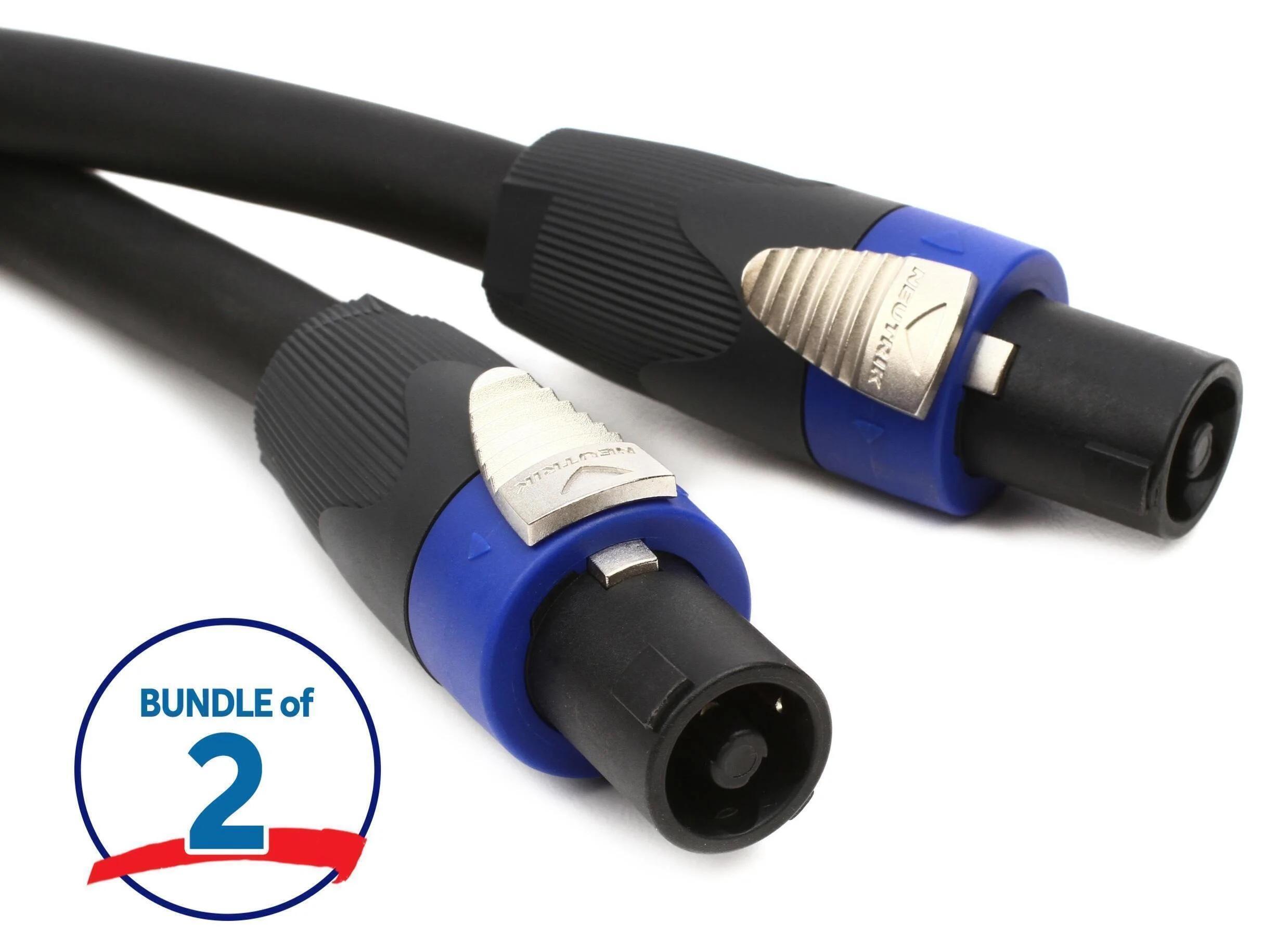 Pro Co S114NN 4-conductor speakON to speakON Speaker Cable - 50 foot (2 ...