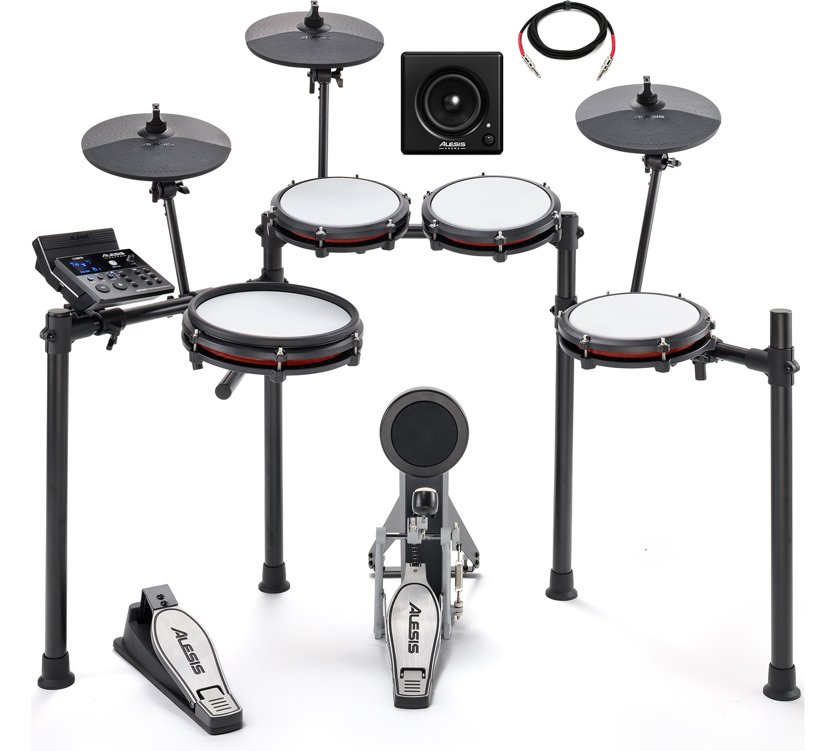 Alesis Nitro Max Electronic Drum Kit with Nitro Amp Drum Monitor ...