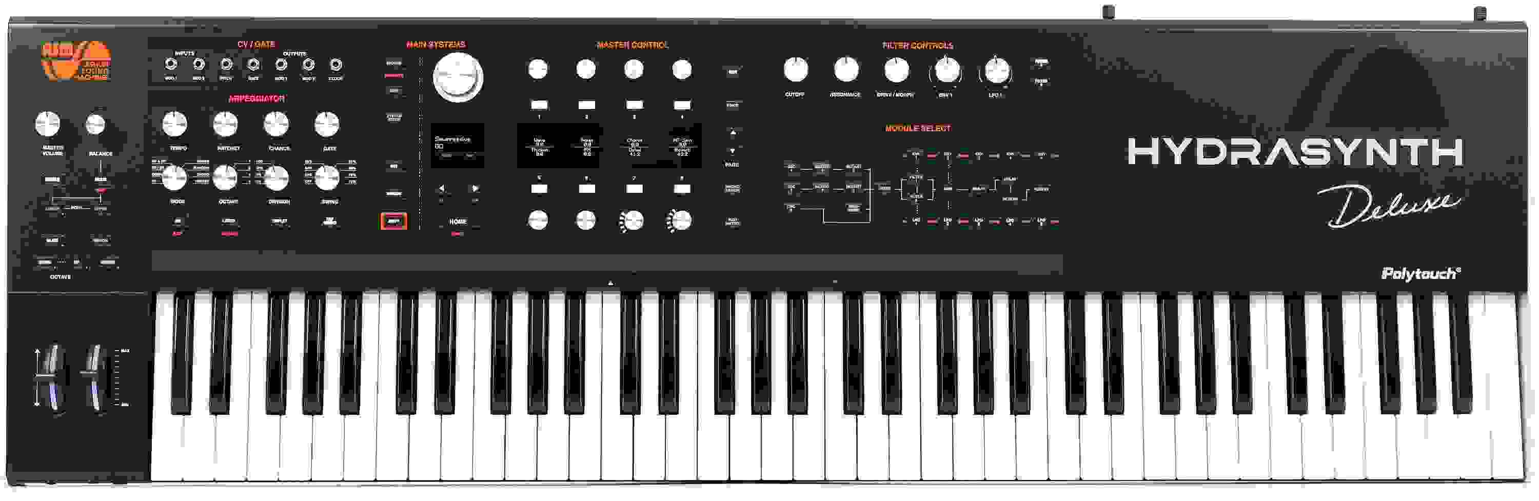 ASM Hydrasynth Deluxe 73-key 16-voice Polyphonic Wave Morphing ...