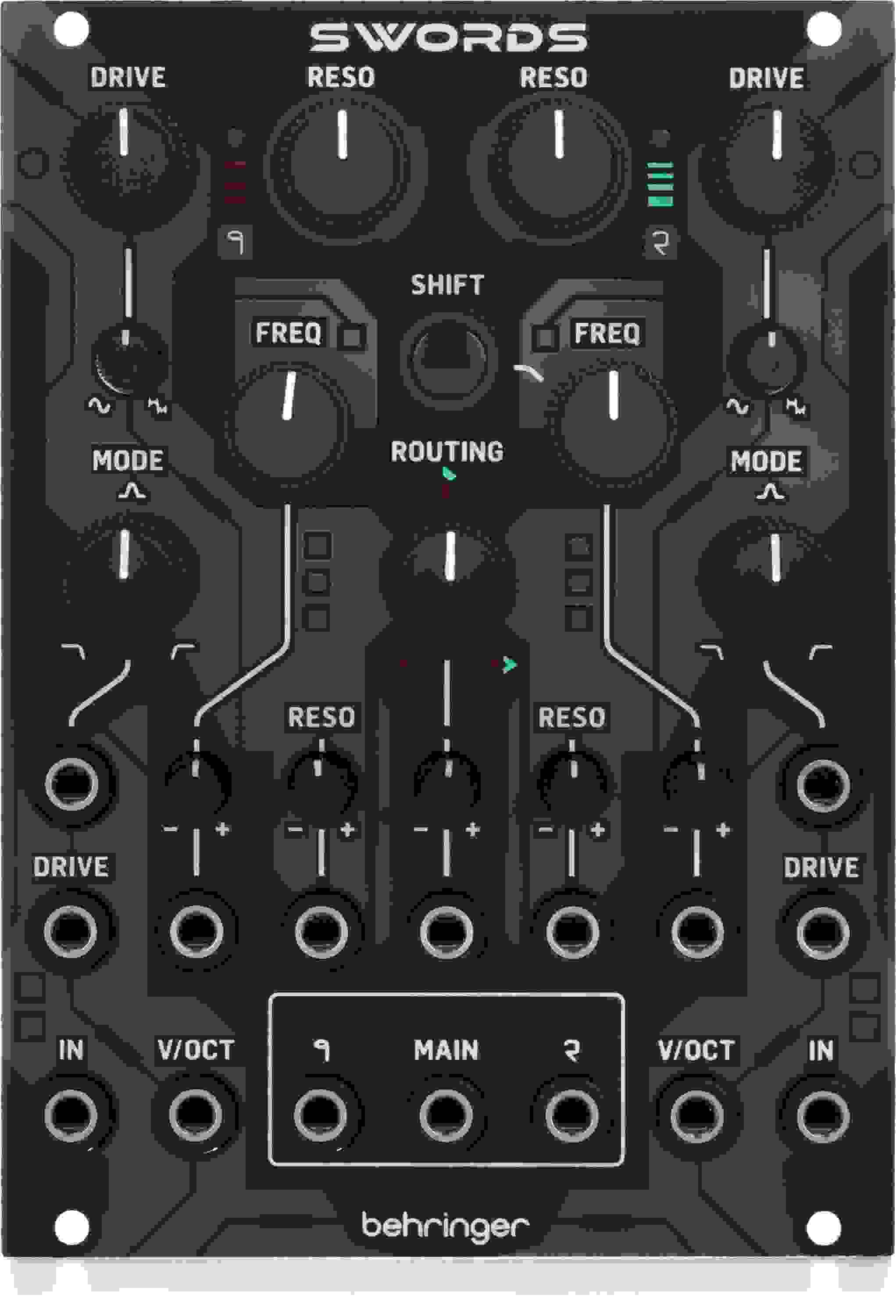 Behringer Swords Dual Analog Multimode Filter Eurorack Module | Sweetwater