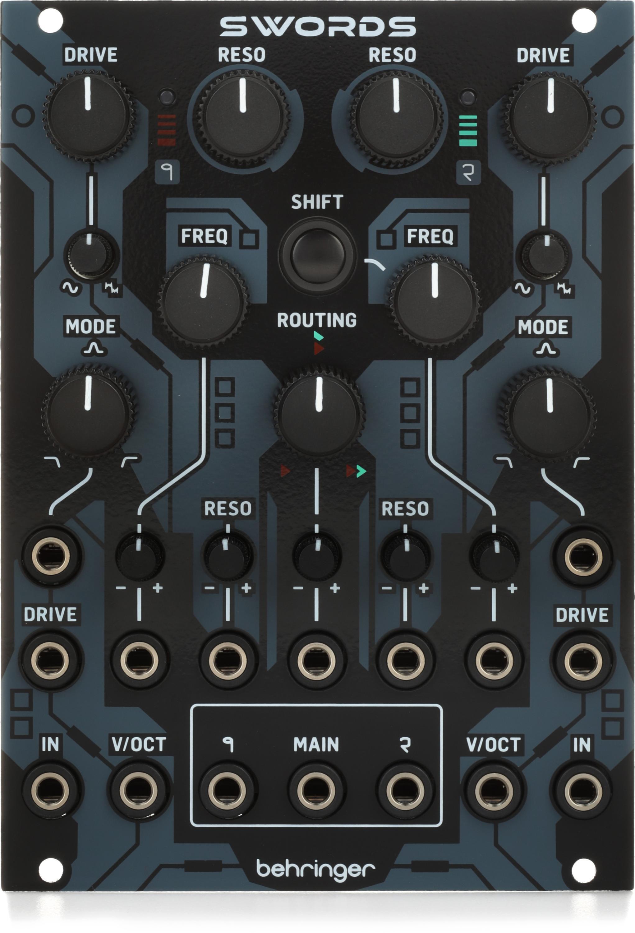 Behringer Swords Dual Analog Multimode Filter Eurorack Module | Sweetwater