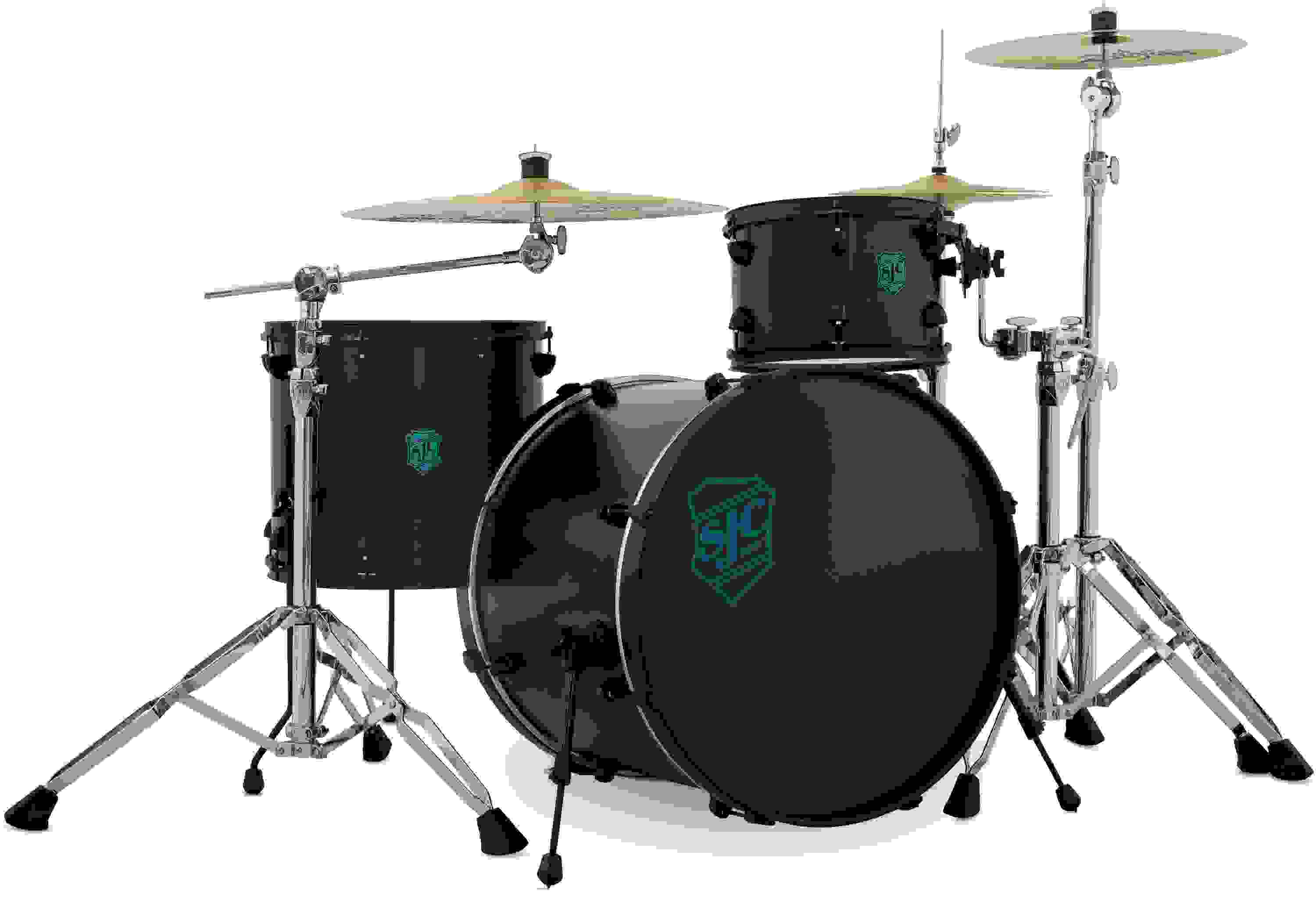 SJC Custom Drums Pathfinder Series 3-piece Shell Pack - Black Satin ...