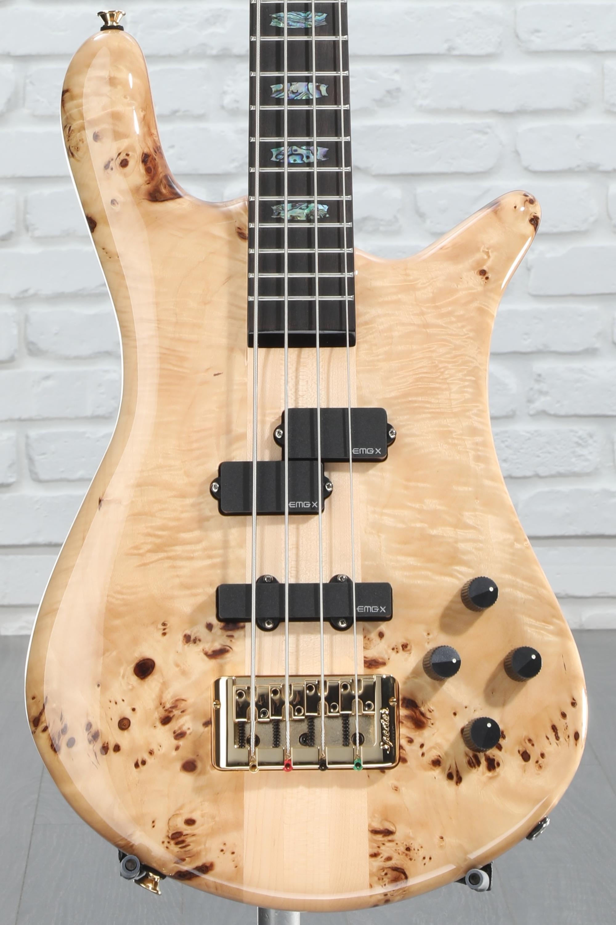 Spector Euro 4 CST Electric Bass Guitar - Natural | Sweetwater