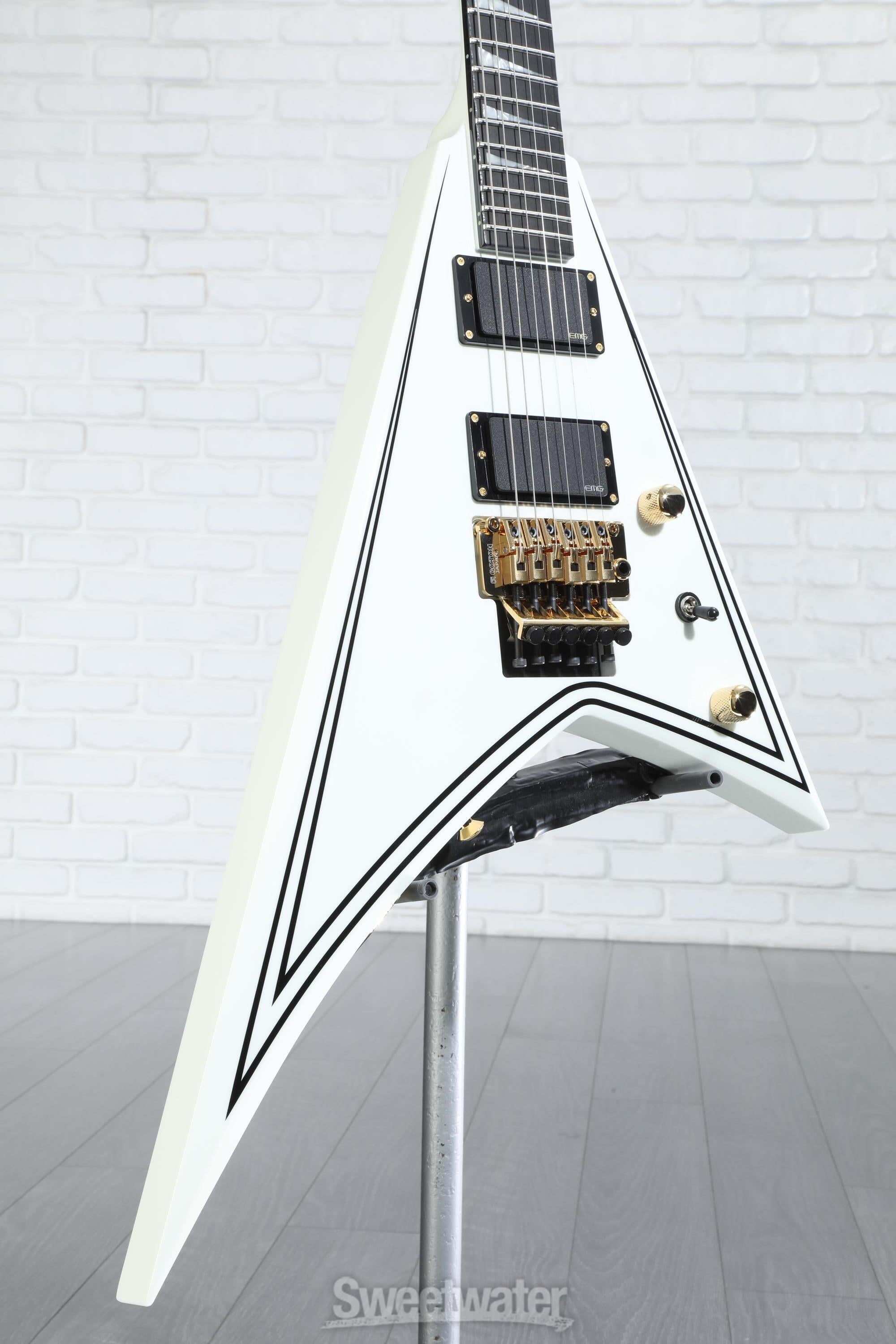 Jackson MJ Series Rhoads RR24-MG Electric Guitar - Gloss White | Sweetwater