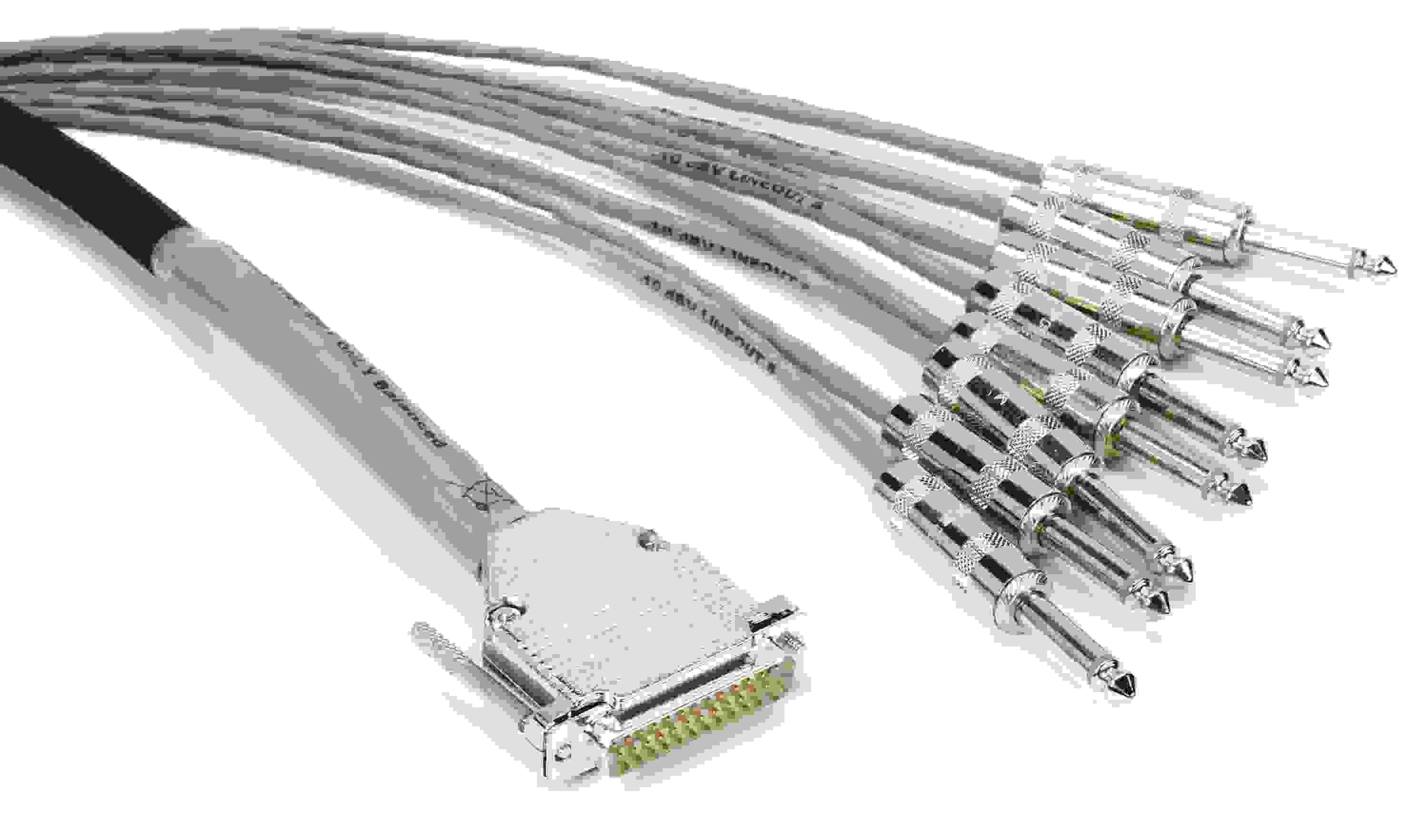 Avid DB25 to TS +4 dBu/-10 dBV Padded DigiSnake - 12 foot | Sweetwater