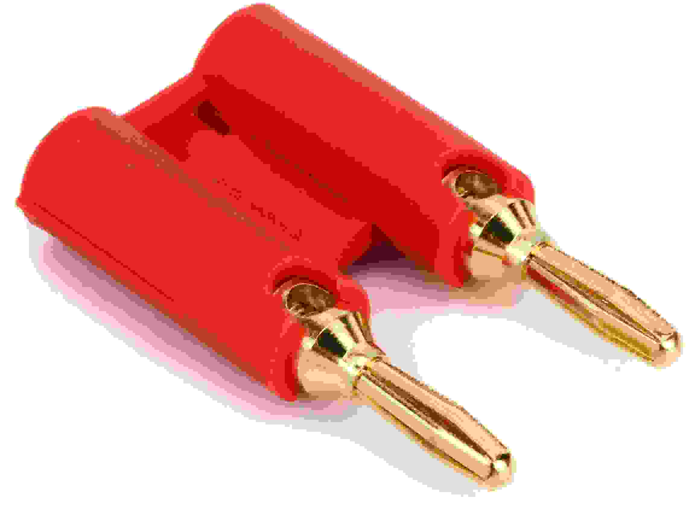 Pro Co MDP Dual Banana Plug Connector - Red | Sweetwater