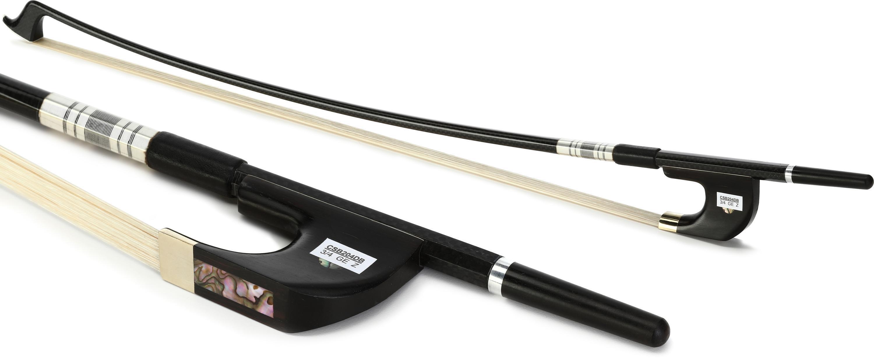 Howard Core Select 200 Series German Double Bass Bow - Black, 3/4 Size ...