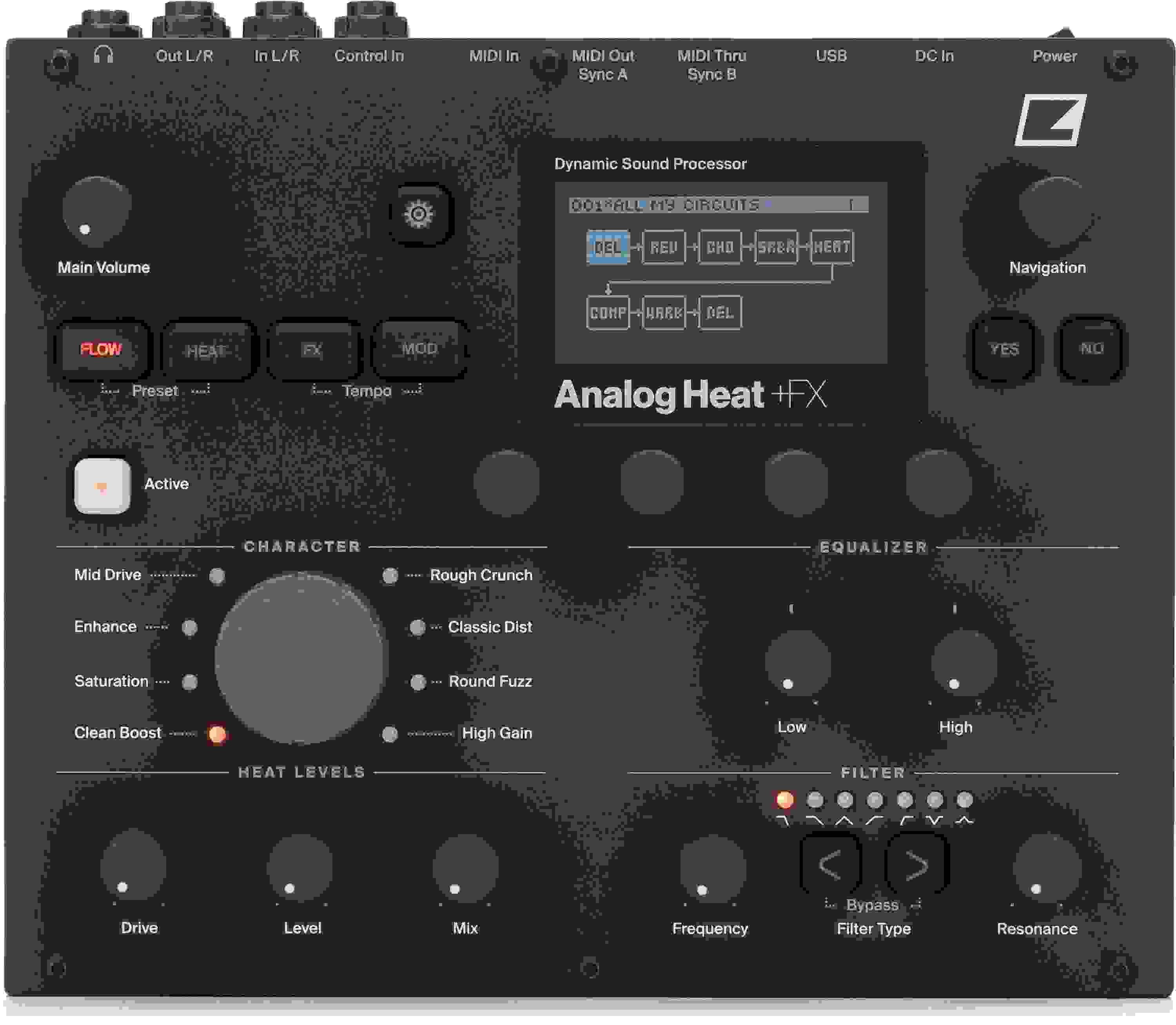 Elektron Analog Heat +FX Dynamic Sound Processor | Sweetwater