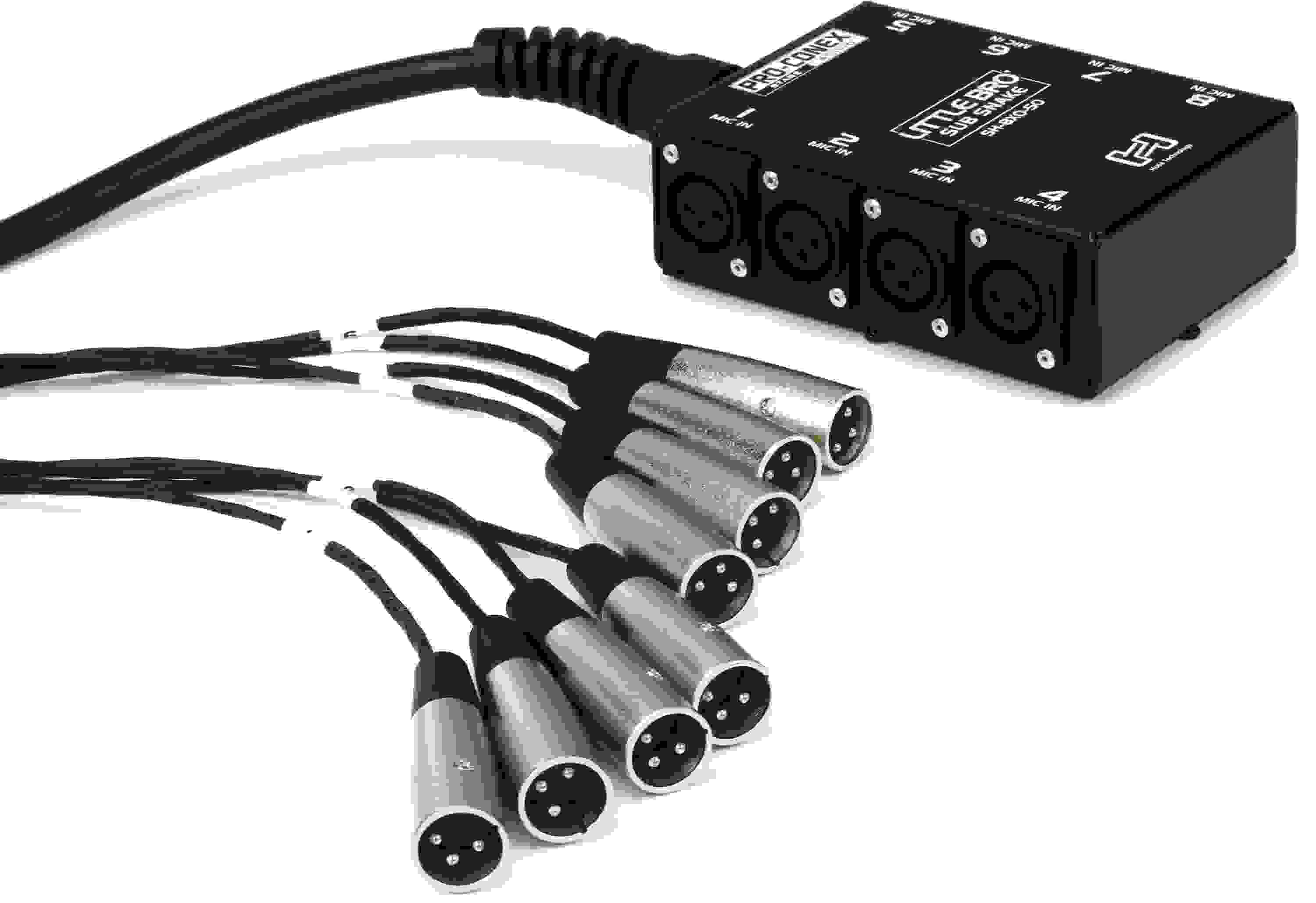 Hosa Little Bro' 8x0 Sub Snake - 50 foot | Sweetwater