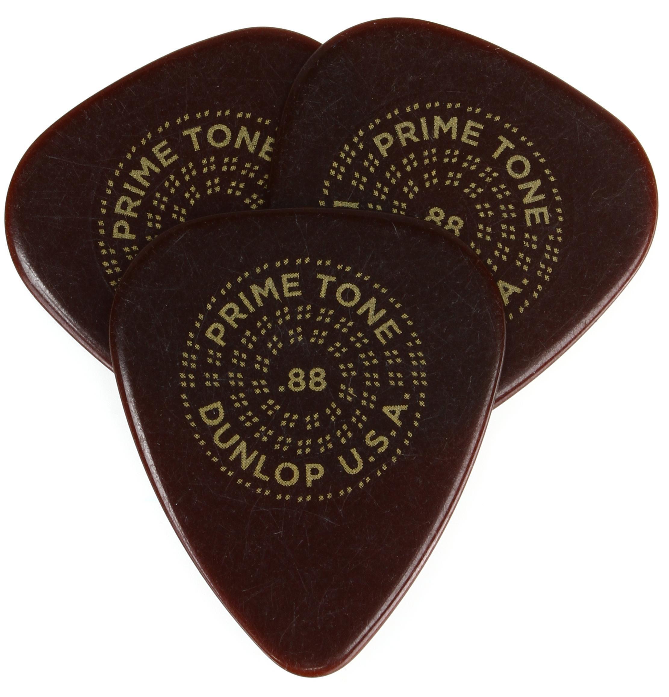 Dunlop 511P088 Primetone Standard Smooth Guitar Picks .88mm 3-pack ...