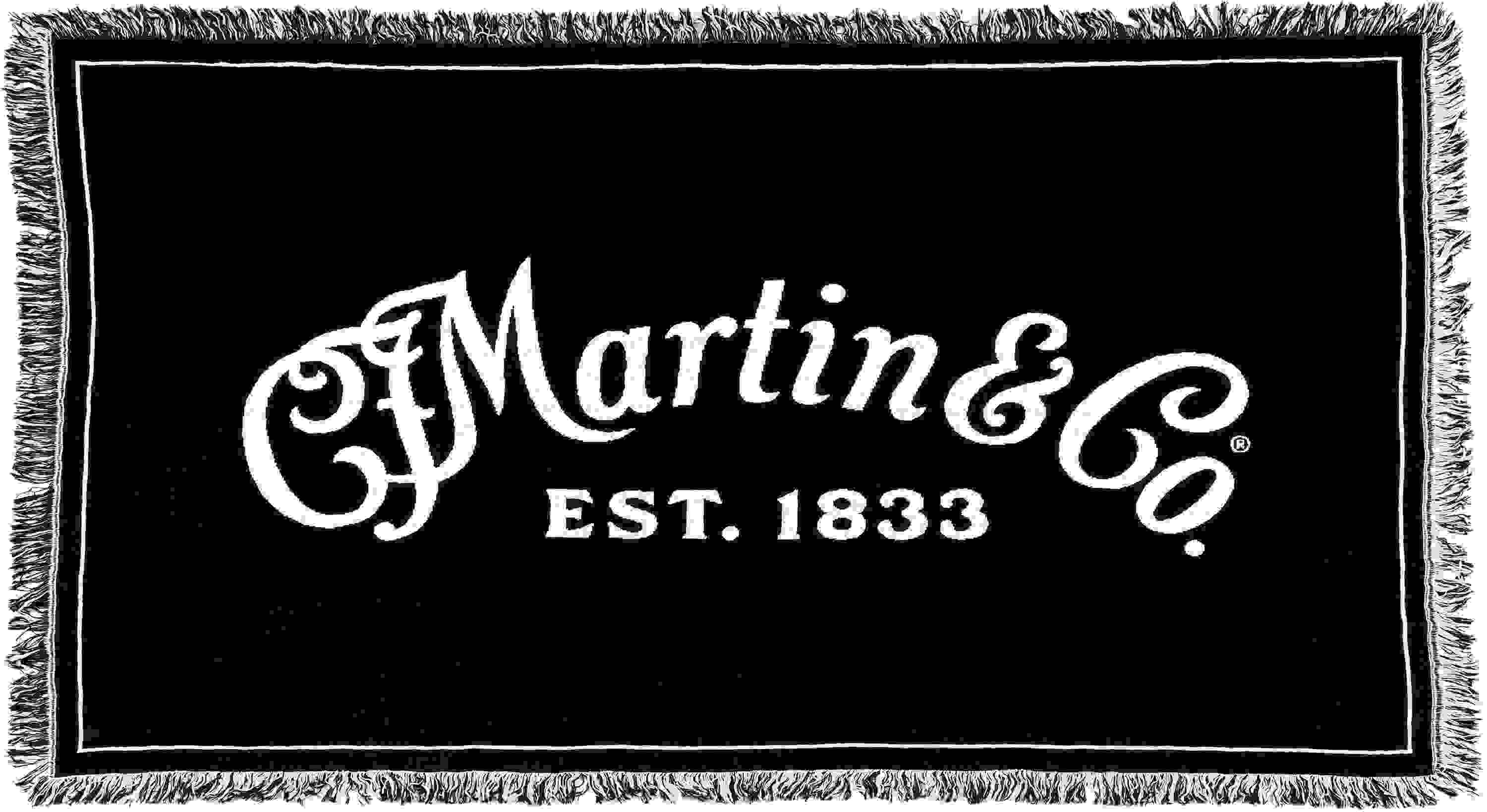 Martin Script Logo Woven Blanket | Sweetwater