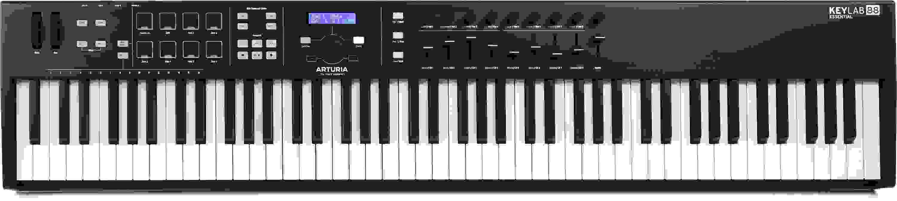 Arturia KeyLab Essential 88 88-key Keyboard Controller - Black | Sweetwater
