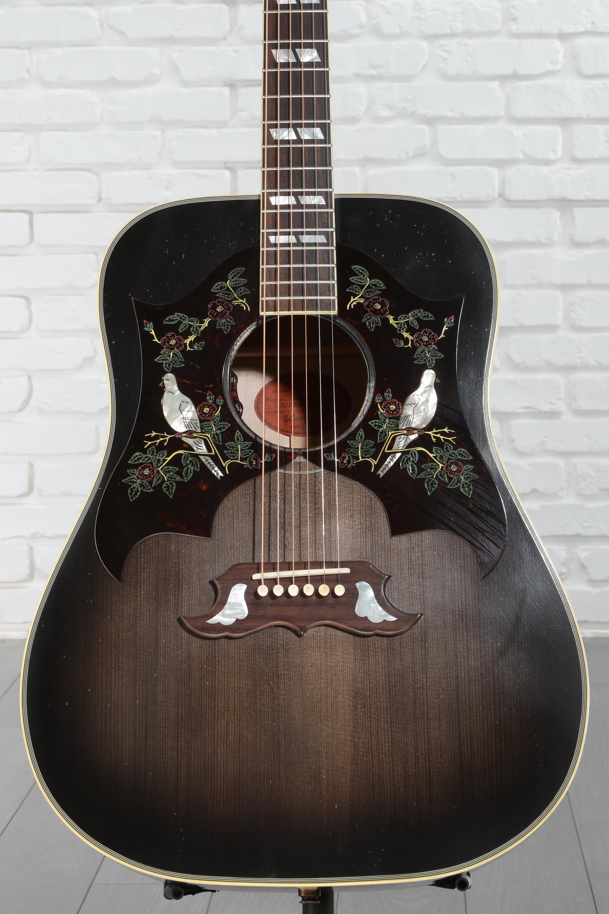 Gibson Acoustic Dove Double Pickguard Acoustic-electric Guitar - Trans ...