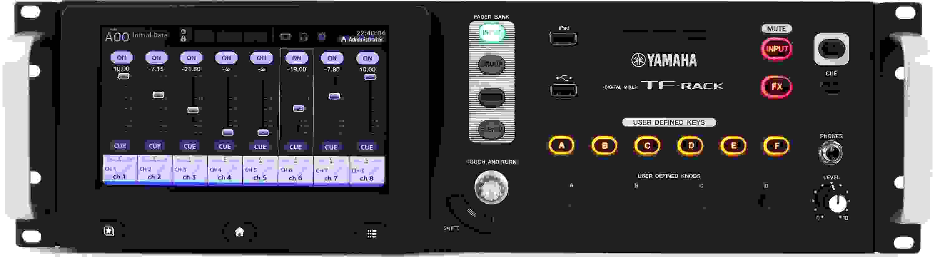 Yamaha TF-Rack 40-channel Digital Rackmount Mixer | Sweetwater