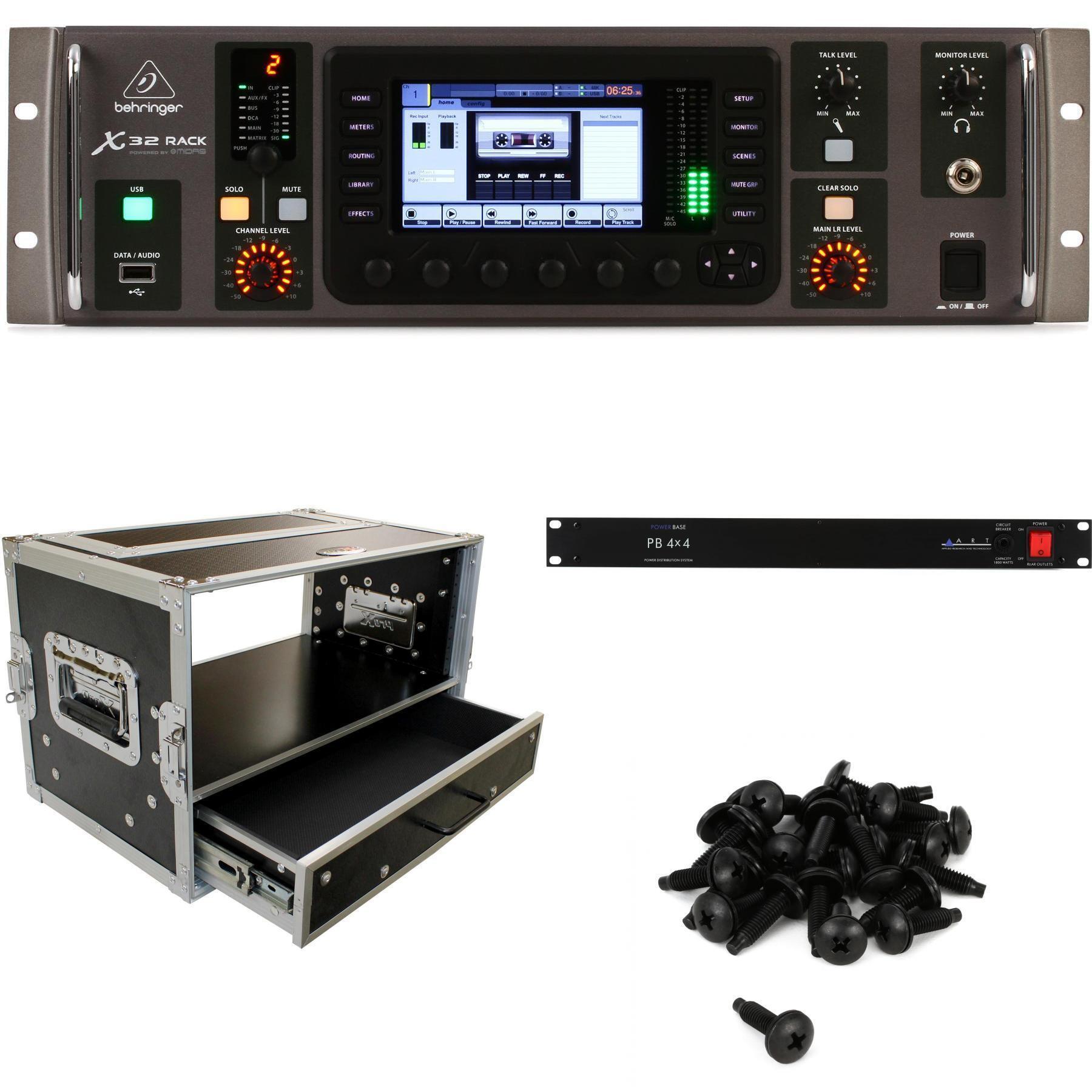 Behringer X32 Rack 40-channel Rackmount Digital Mixer Flight Case ...