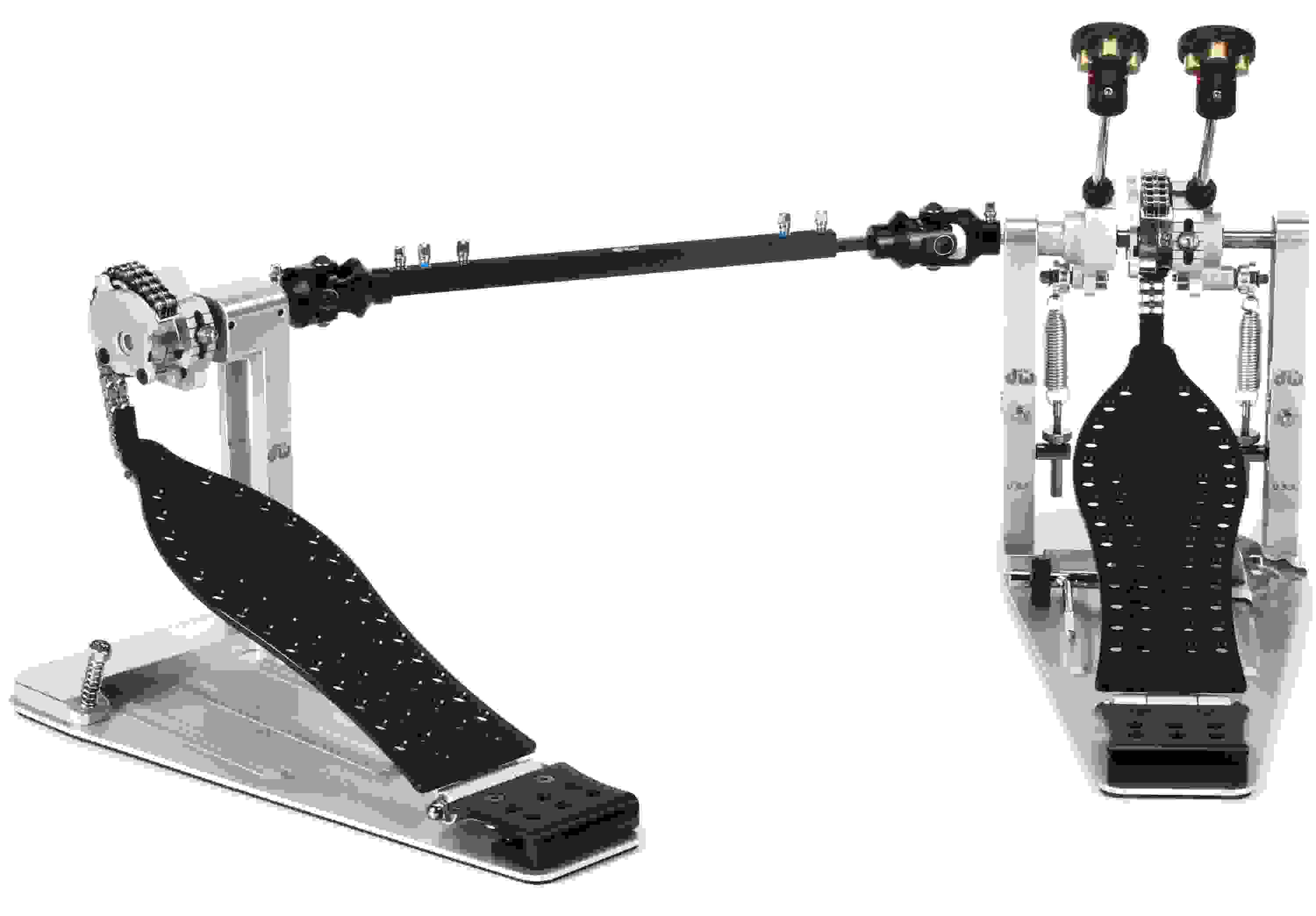 DW DWCPMCD2BK MCD Machined Chain Drive Double Bass Drum Pedal - Graphite | Sweetwater