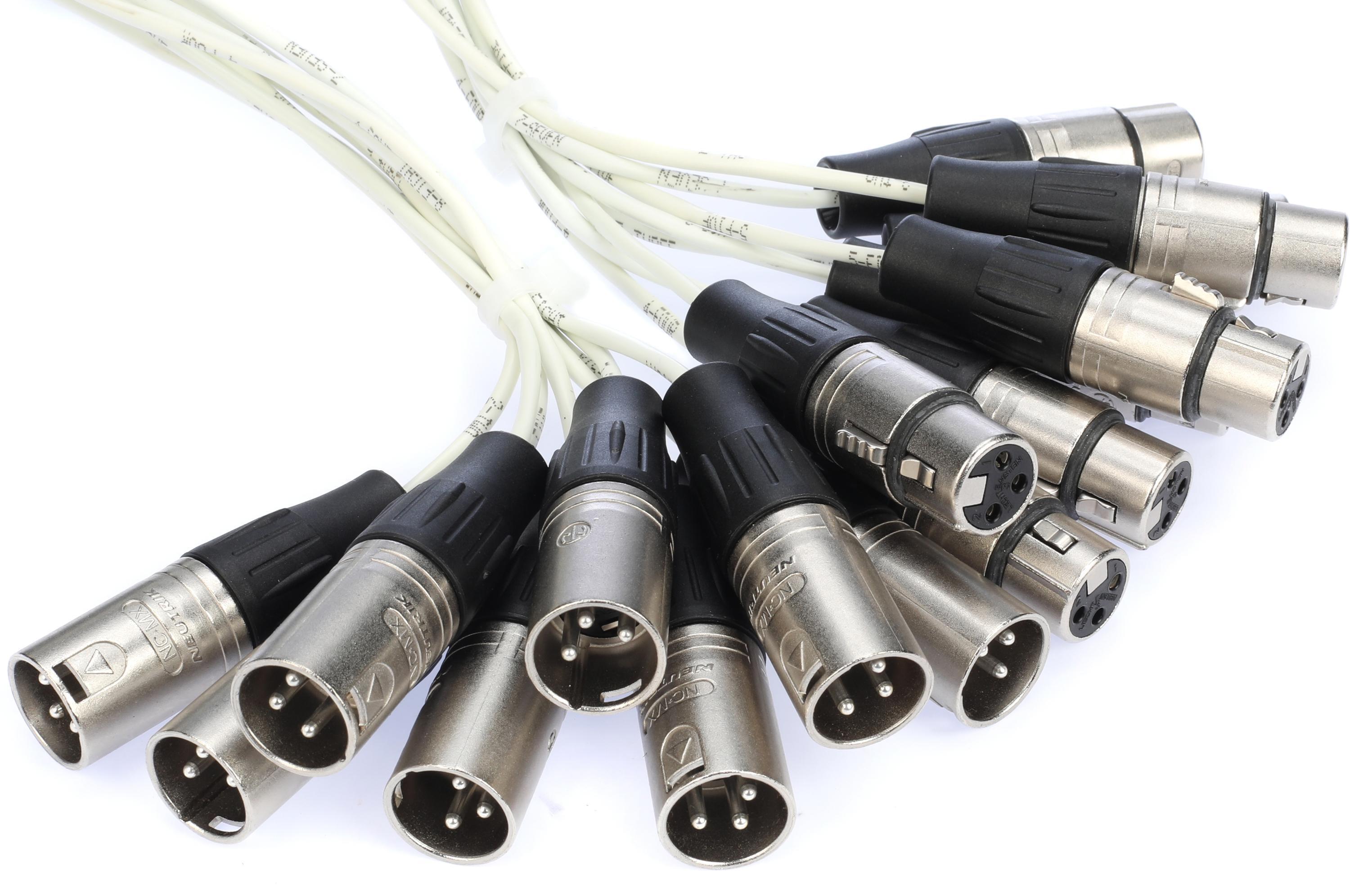 Pro Co MT8XFXM-100 8-channel XLR Female to XLR Male Snake - 100 foot ...
