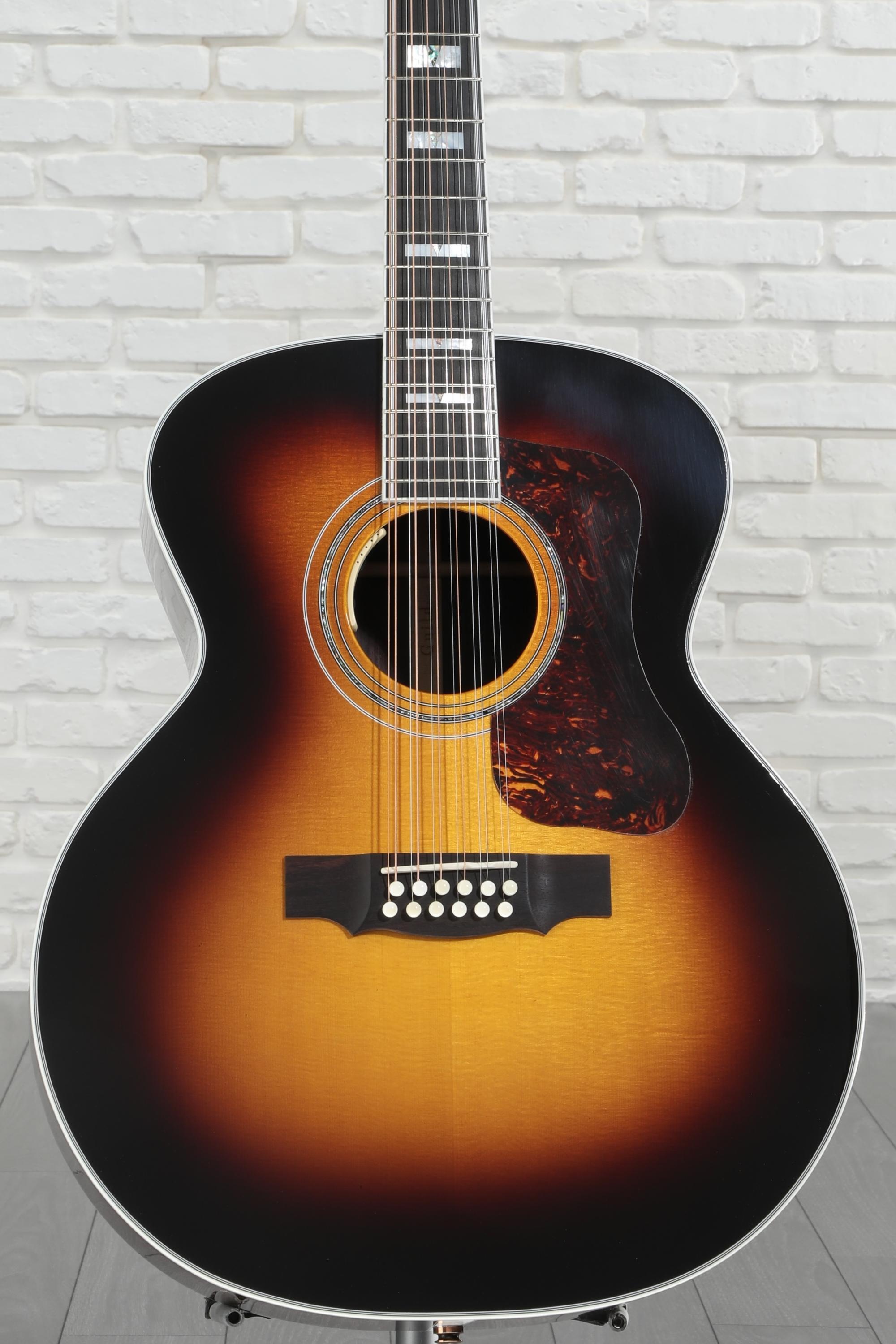Guild F-512E 12-string Acoustic-electric Guitar - Antique Sunburst ...