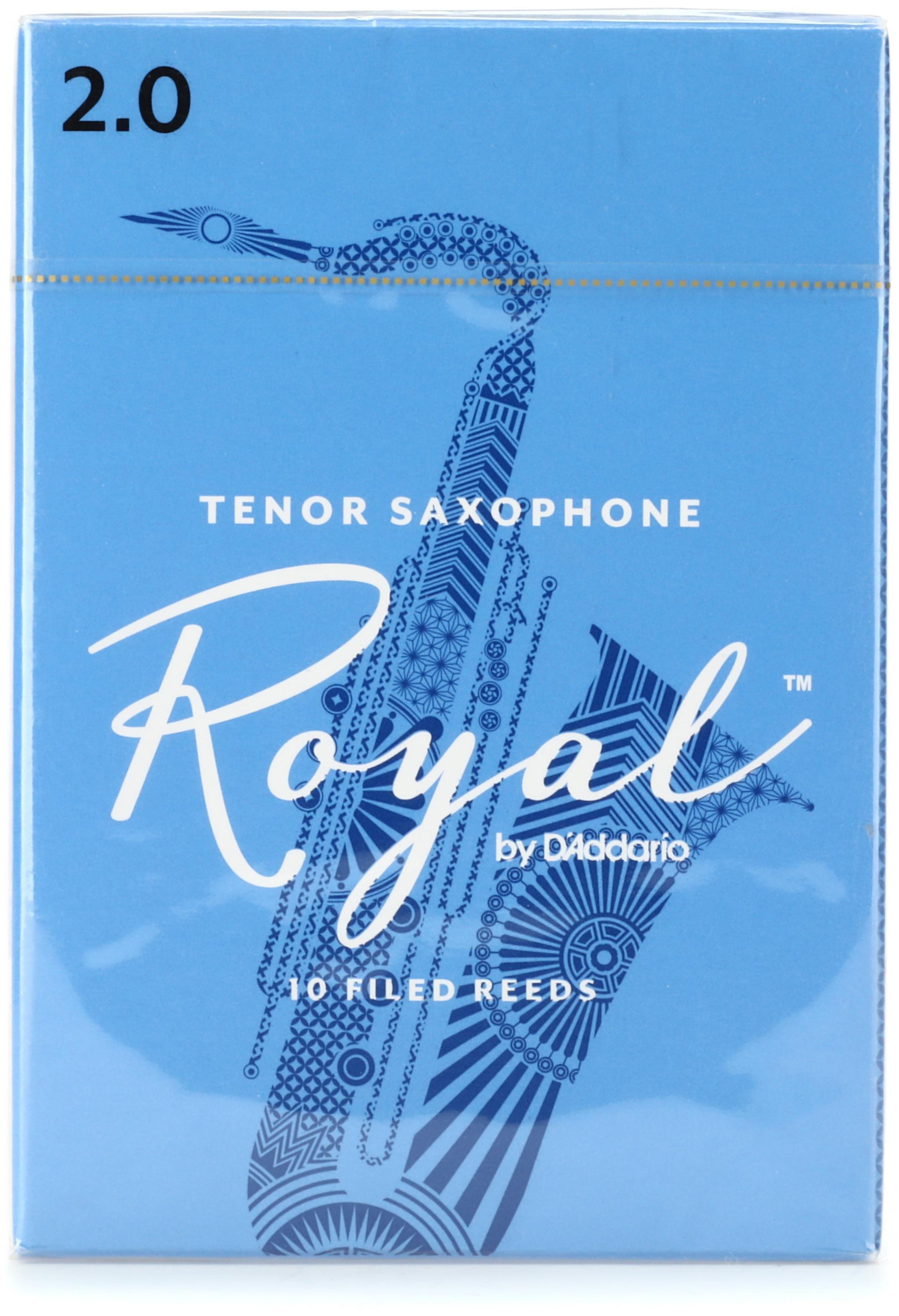 D'Addario Royal Tenor Saxophone Reeds - 2.0 (10-pack) | Sweetwater