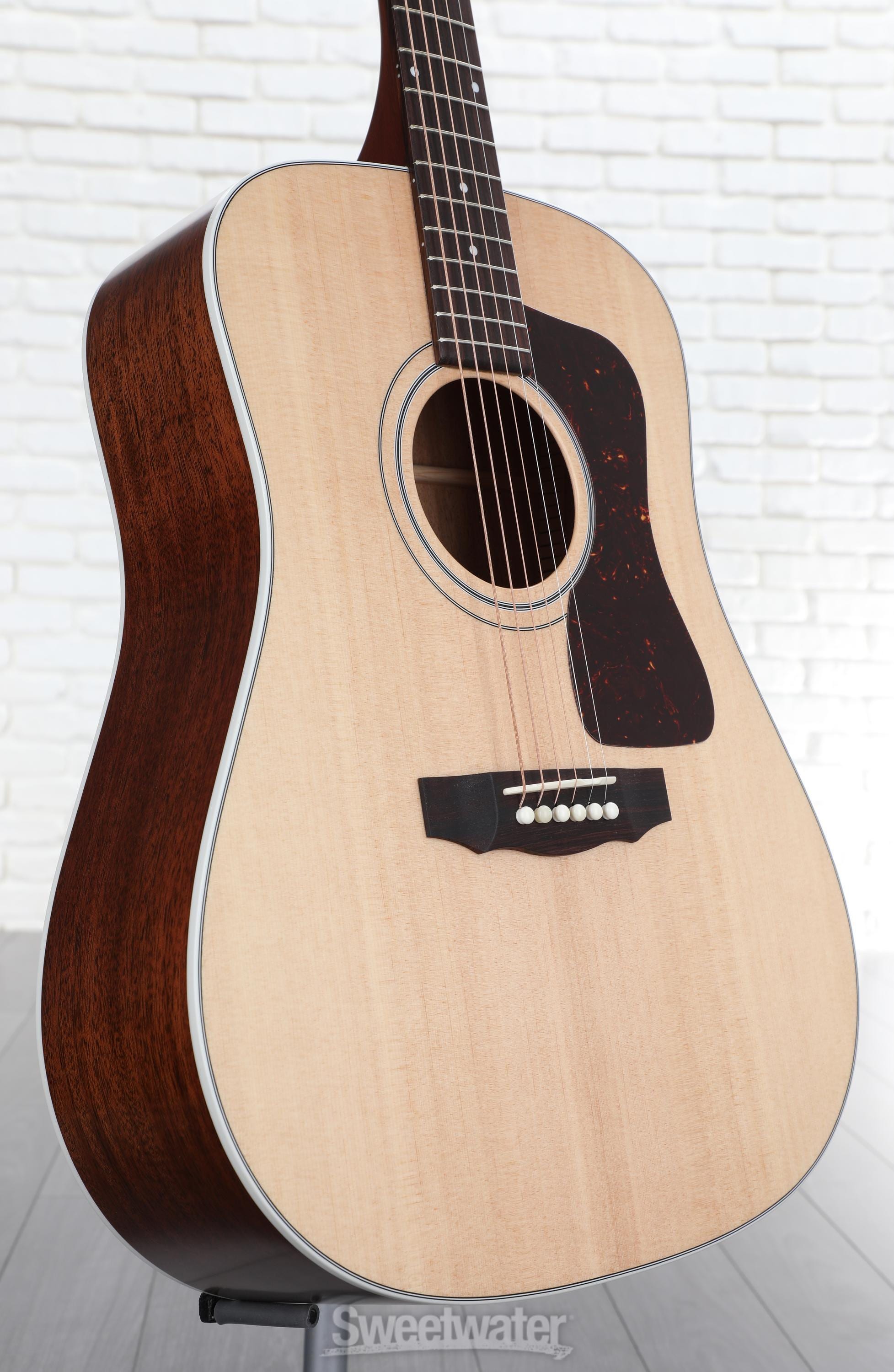 Guild D-40 Standard Dreadnought Acoustic Guitar - Natural | Sweetwater