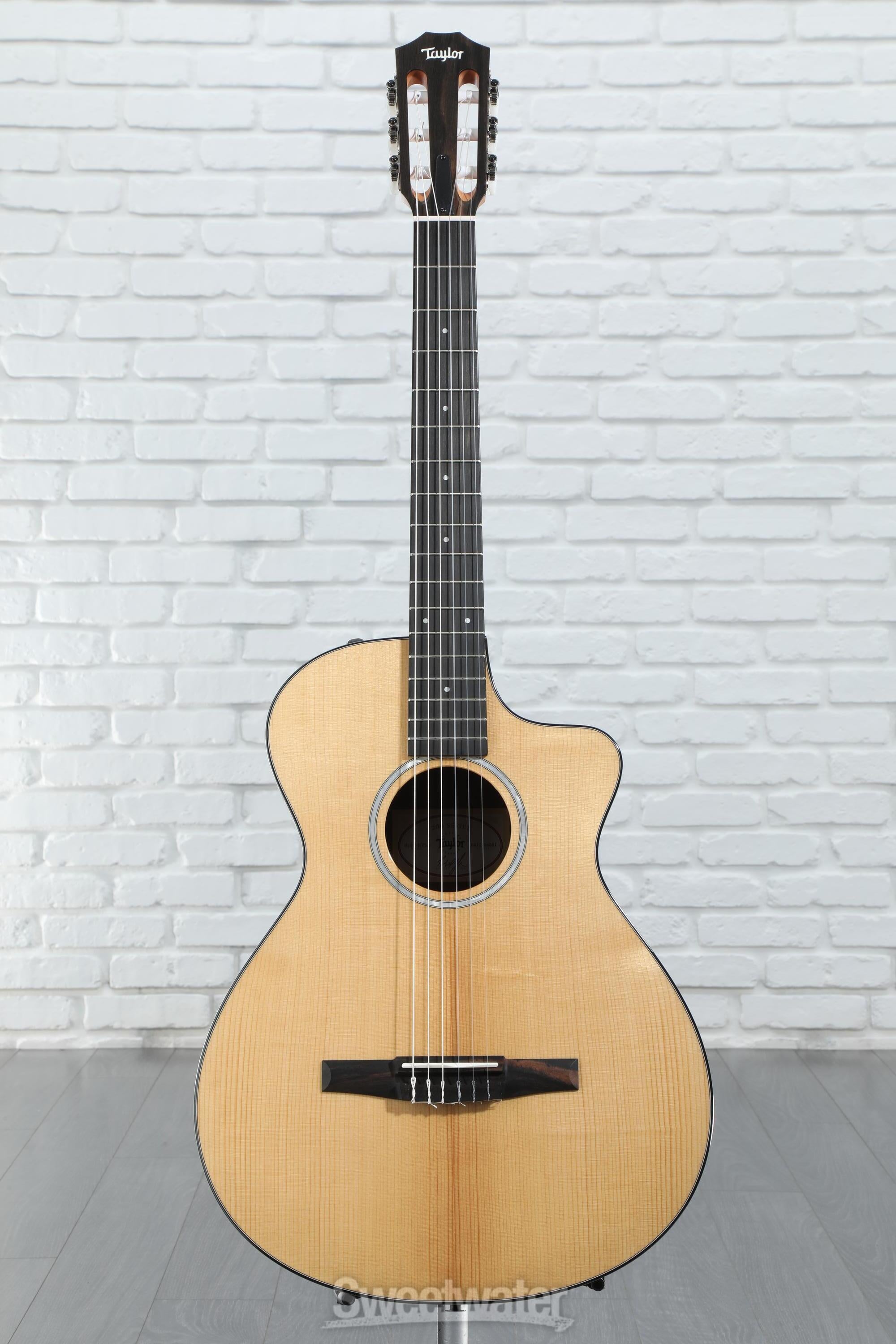 Taylor 212ce-N Plus Grand Concert Acoustic-electric Nylon-string Guitar ...