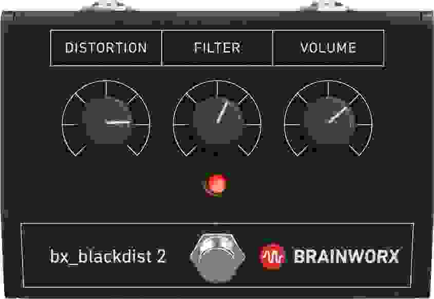 Brainworx bx_blackdist2 Distortion Pedal Plug-in | Sweetwater